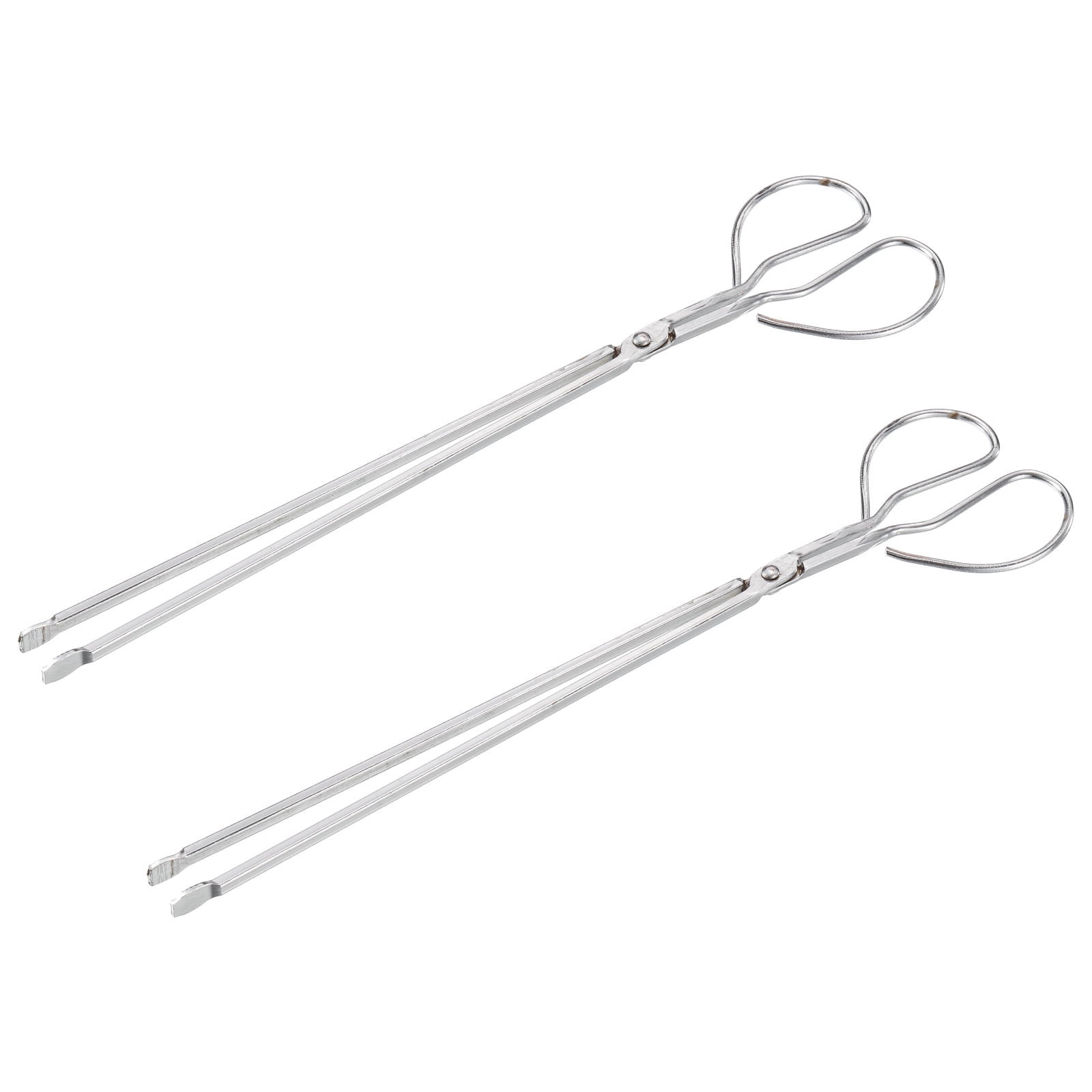 Uxcell Scissor Tongs, 47cm Carbon Steel Grabber Garbage Picker Charcoal ...