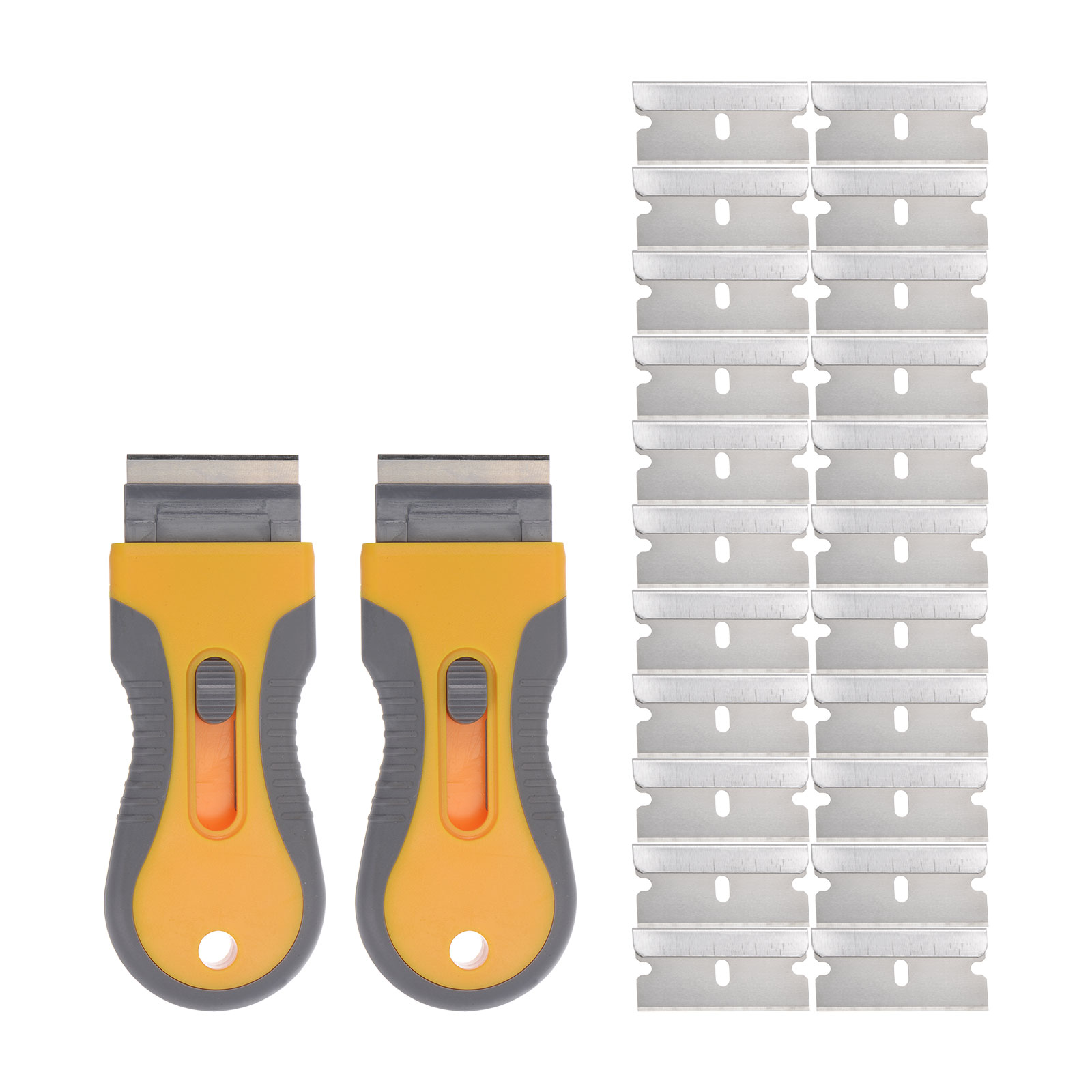Uxcell Scraper Set 24 Pack Cleaning Remover, Hand Tool for Removing ...