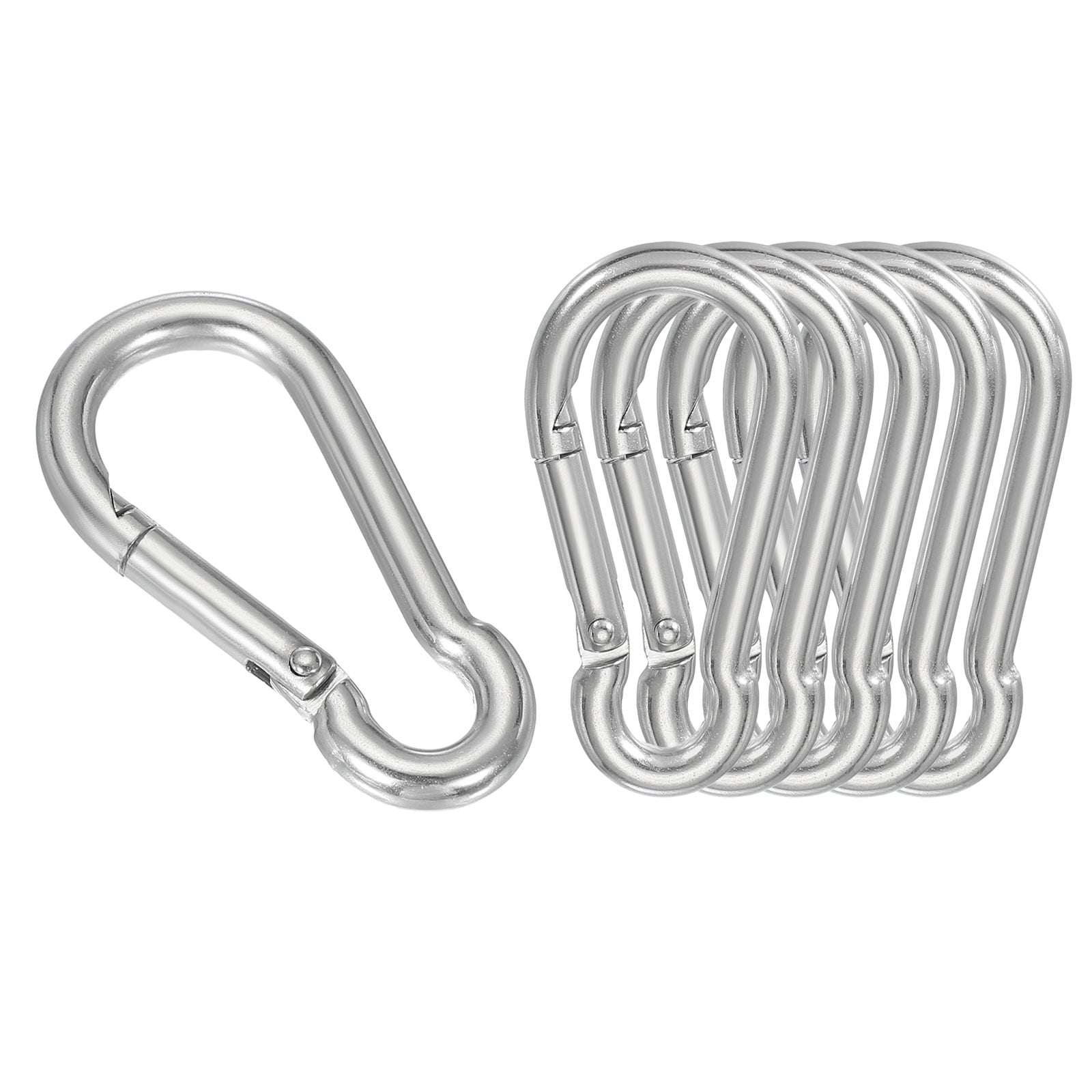 Uxcell Screw Locking Clips, 304 Stainless Steel Spring Snap Hook for ...