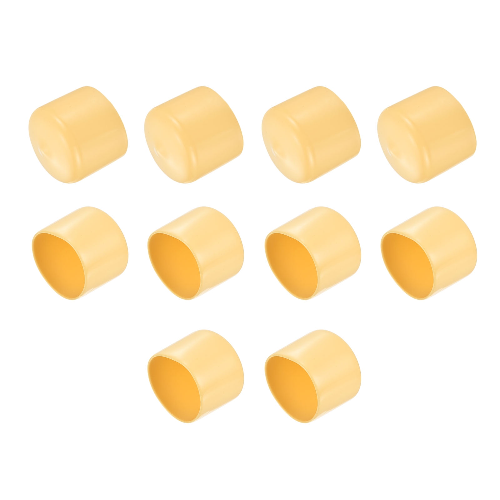 Uxcell Screw Thread Protectors, 1 7/16" (37mm) ID End Cap Cover Beige ...