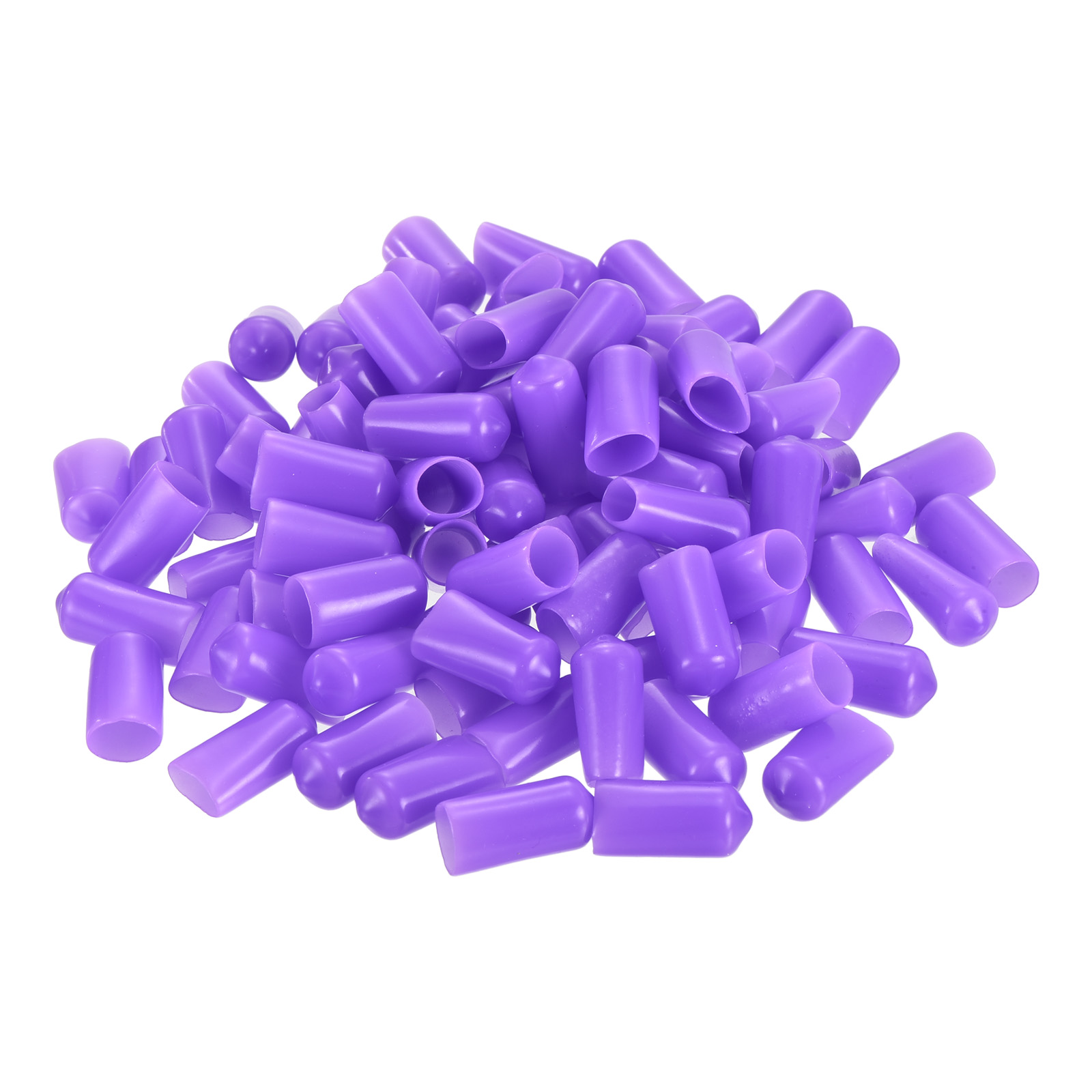 Uxcell Screw Thread Protectors Rubber End Cap Cover 9.5mm Purple ...