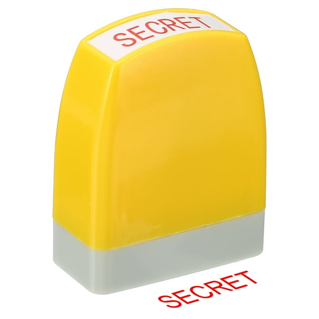 Uxcell Secret Notice Stamp Self Inking, Office Stamps Message Stamp ...