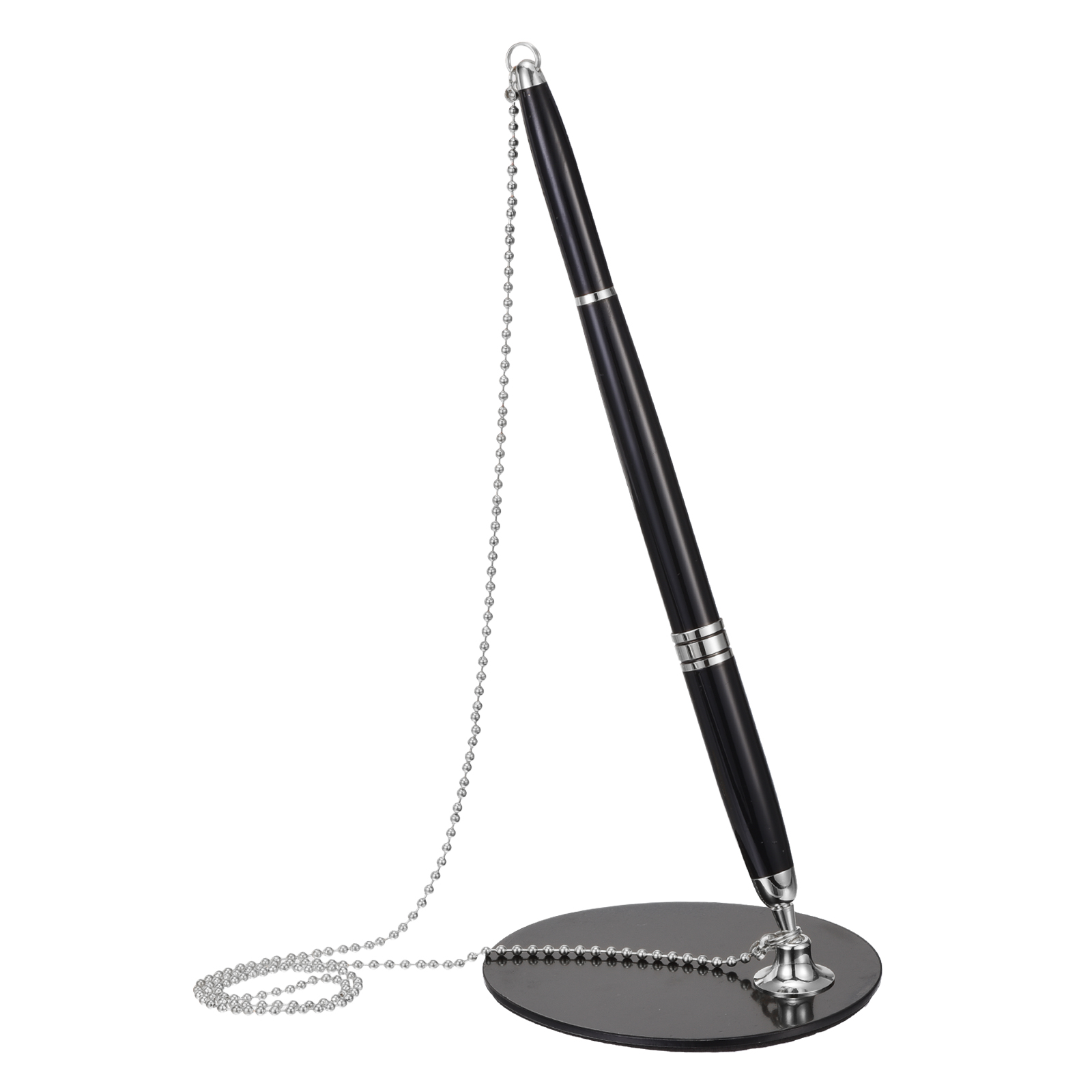 Uxcell Secure Pen with Chain and Adhesive Pen Holder, 1 Pcs Reception ...