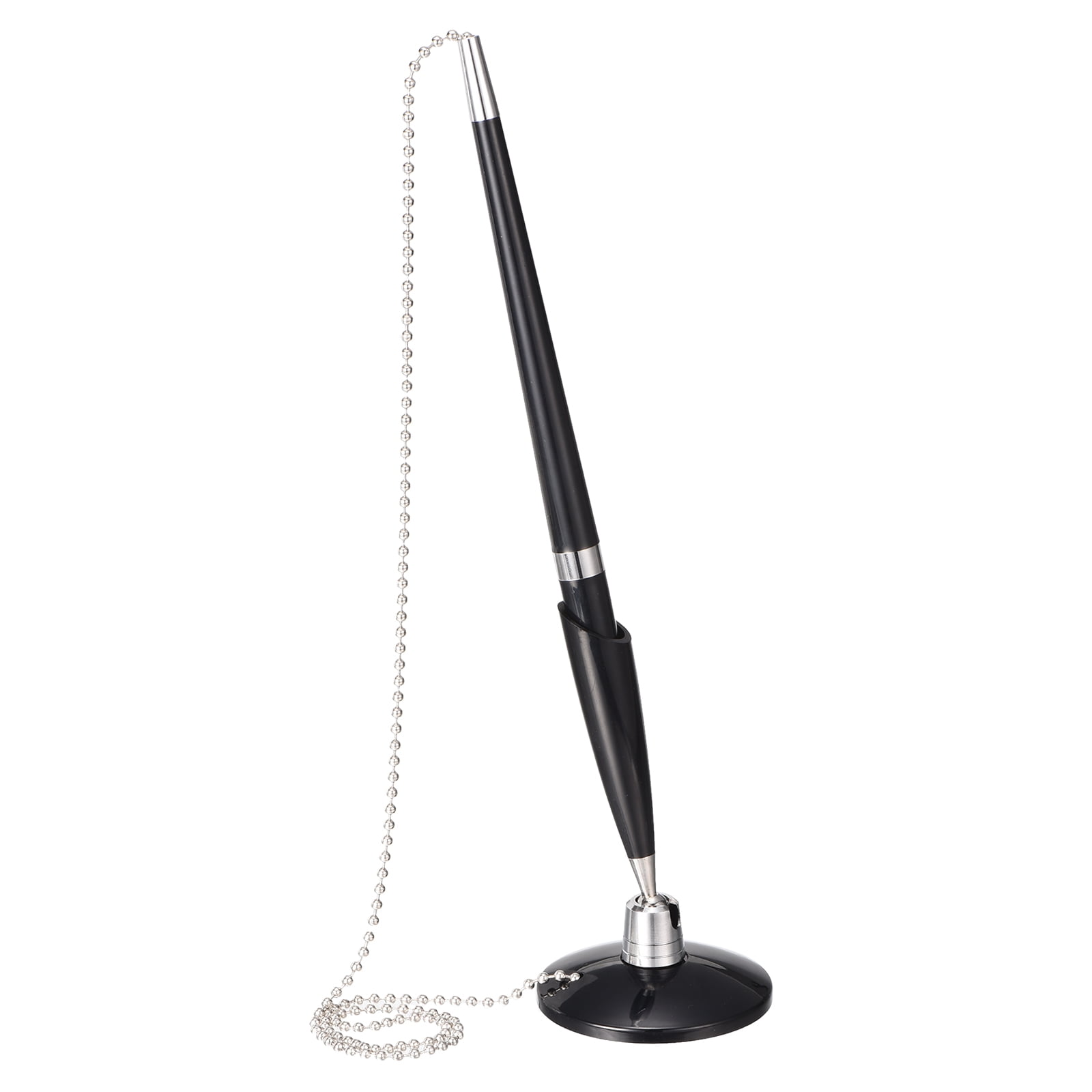 Uxcell Secure Pen with Chain and Adhesive Pen Holder, 1 Pcs Reception ...