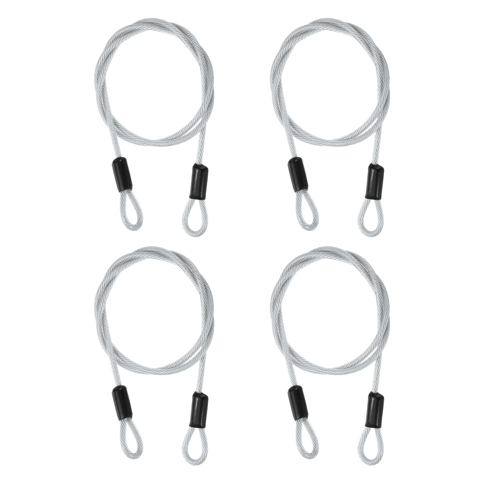 Uxcell Security Cable Braided Stainless Steel Coated Safety Wire Rope ...