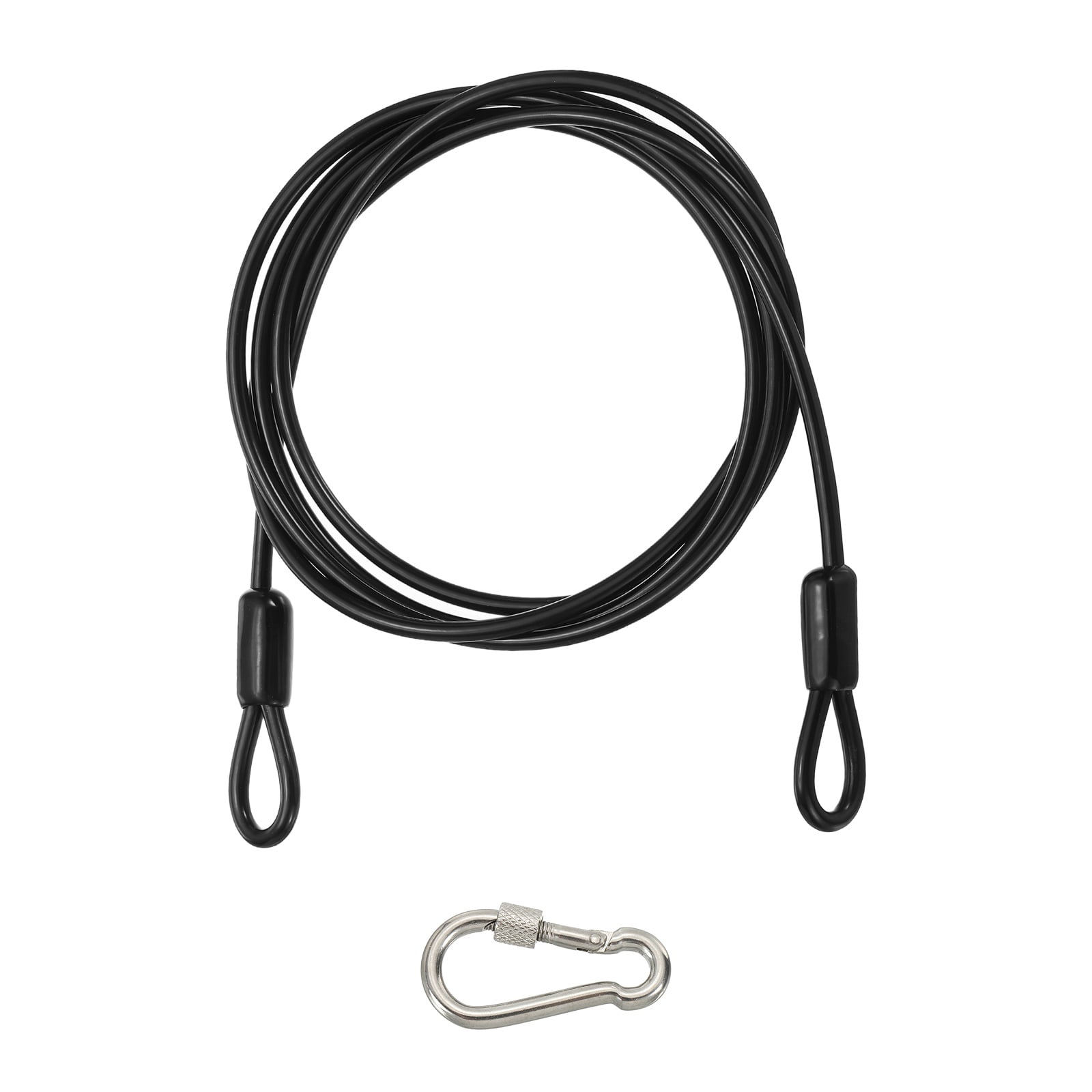 Uxcell Security Cable Braided Stainless Steel Coated Safety Wire Rope ...