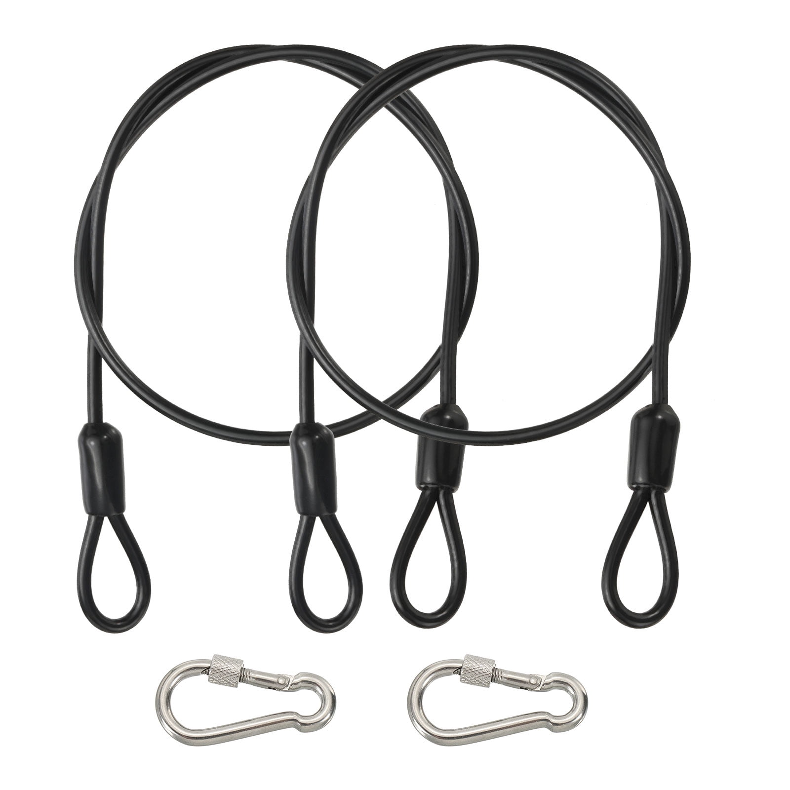 Uxcell Security Cable, Braided Stainless Steel Coated Safety Wire Rope ...