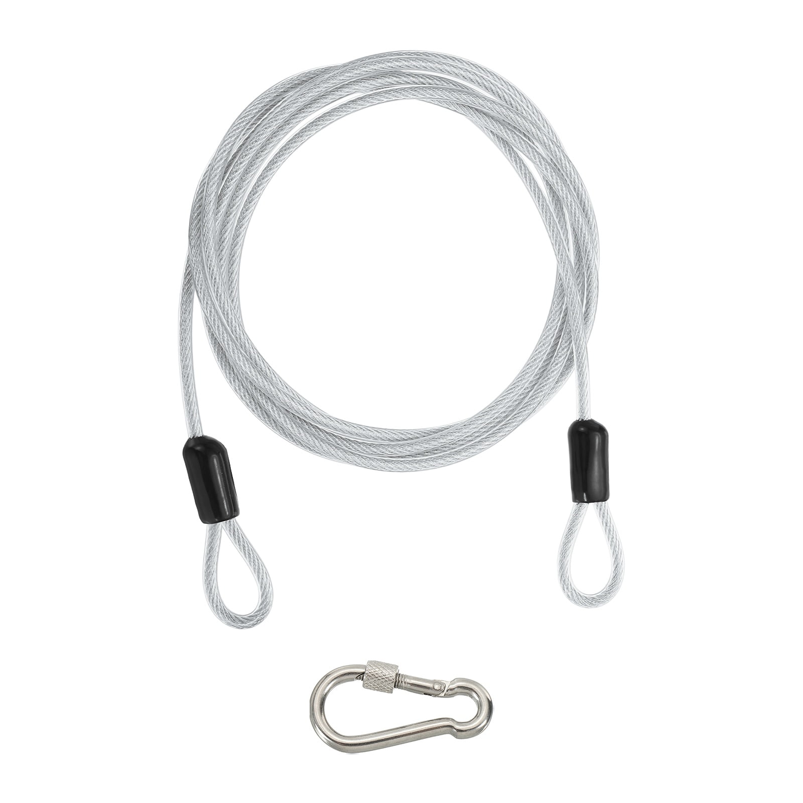 Uxcell Security Cable Braided Stainless Steel Coated Safety Wire Rope ...