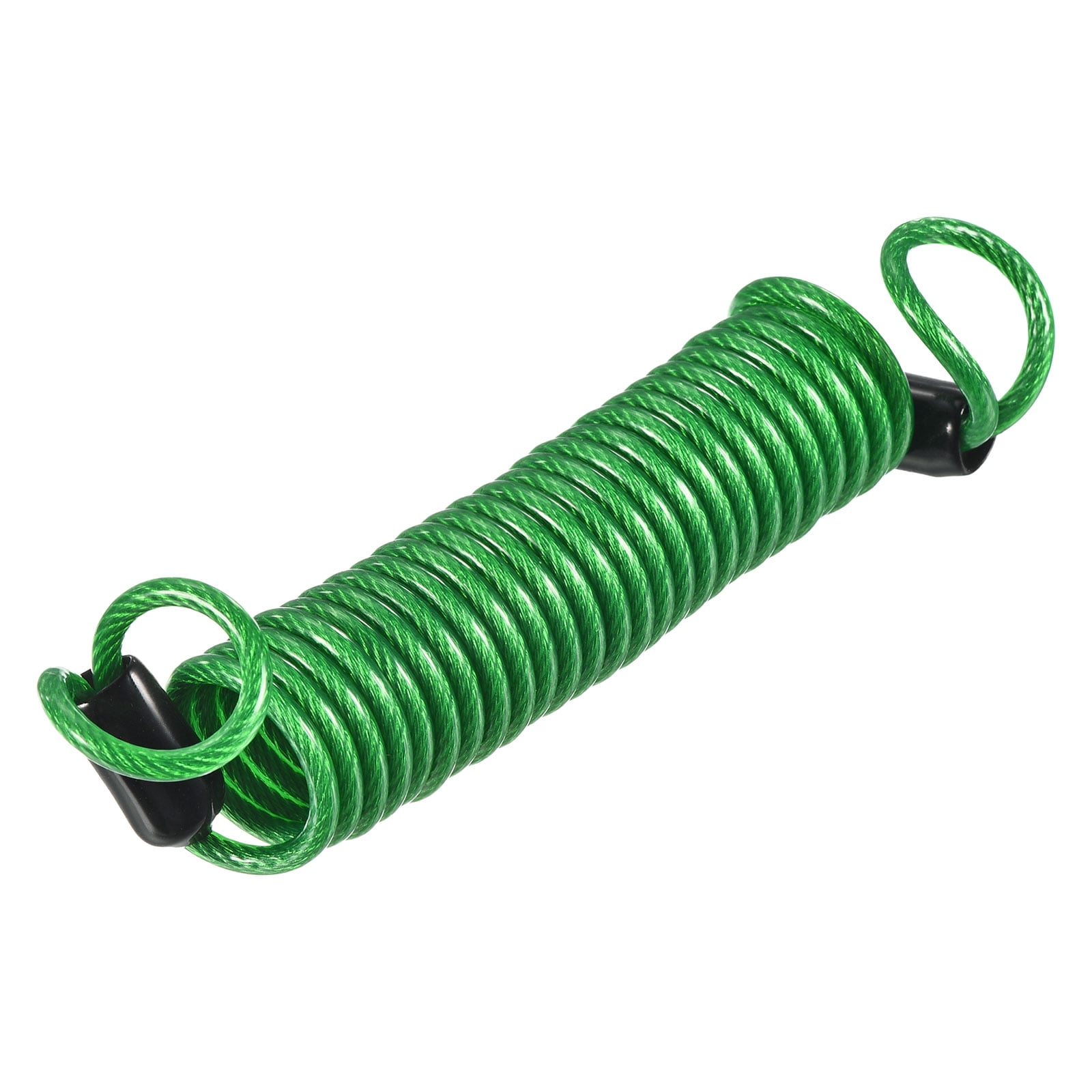 Uxcell Security Cable Coated Spring Rope with Loop 0.1 inch x 4.92ft ...