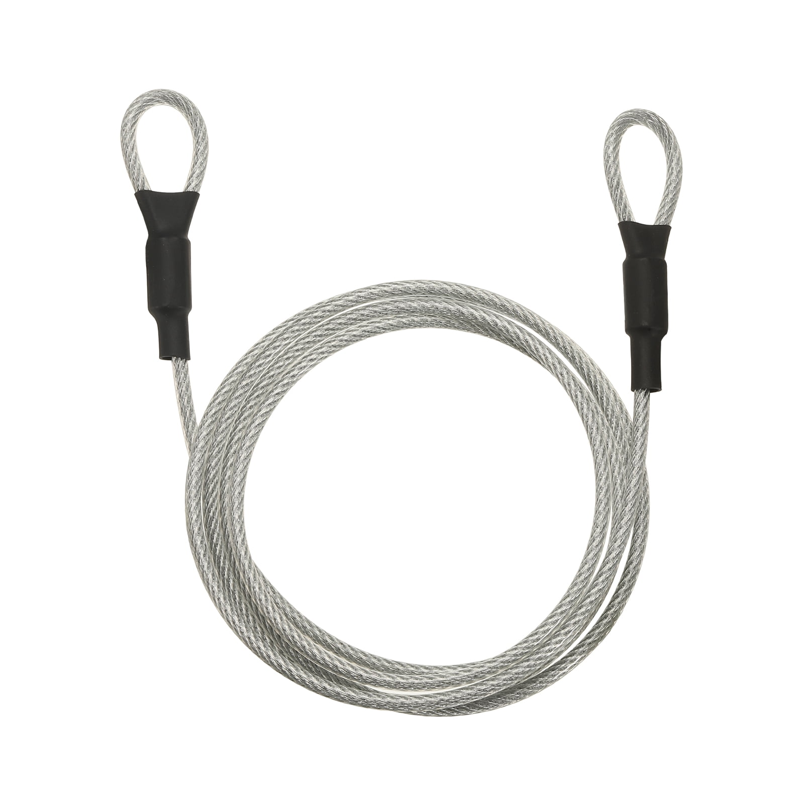 Uxcell Security Cable Lock (1/8" Dia 4.9ft, Clear) Vinyl Coated ...