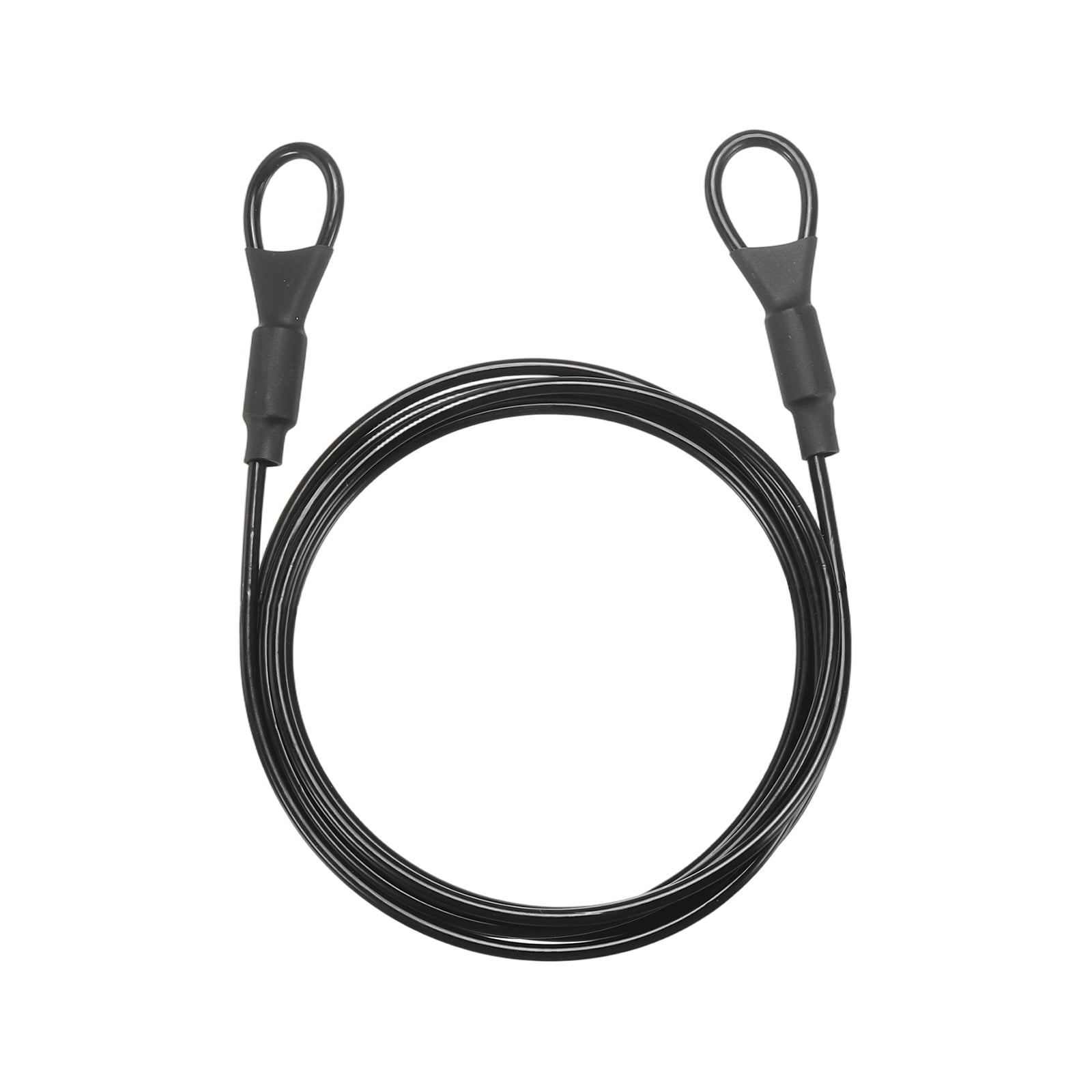 Uxcell Security Cable Lock (3/32" Dia 4.9ft, Black) Vinyl Coated ...