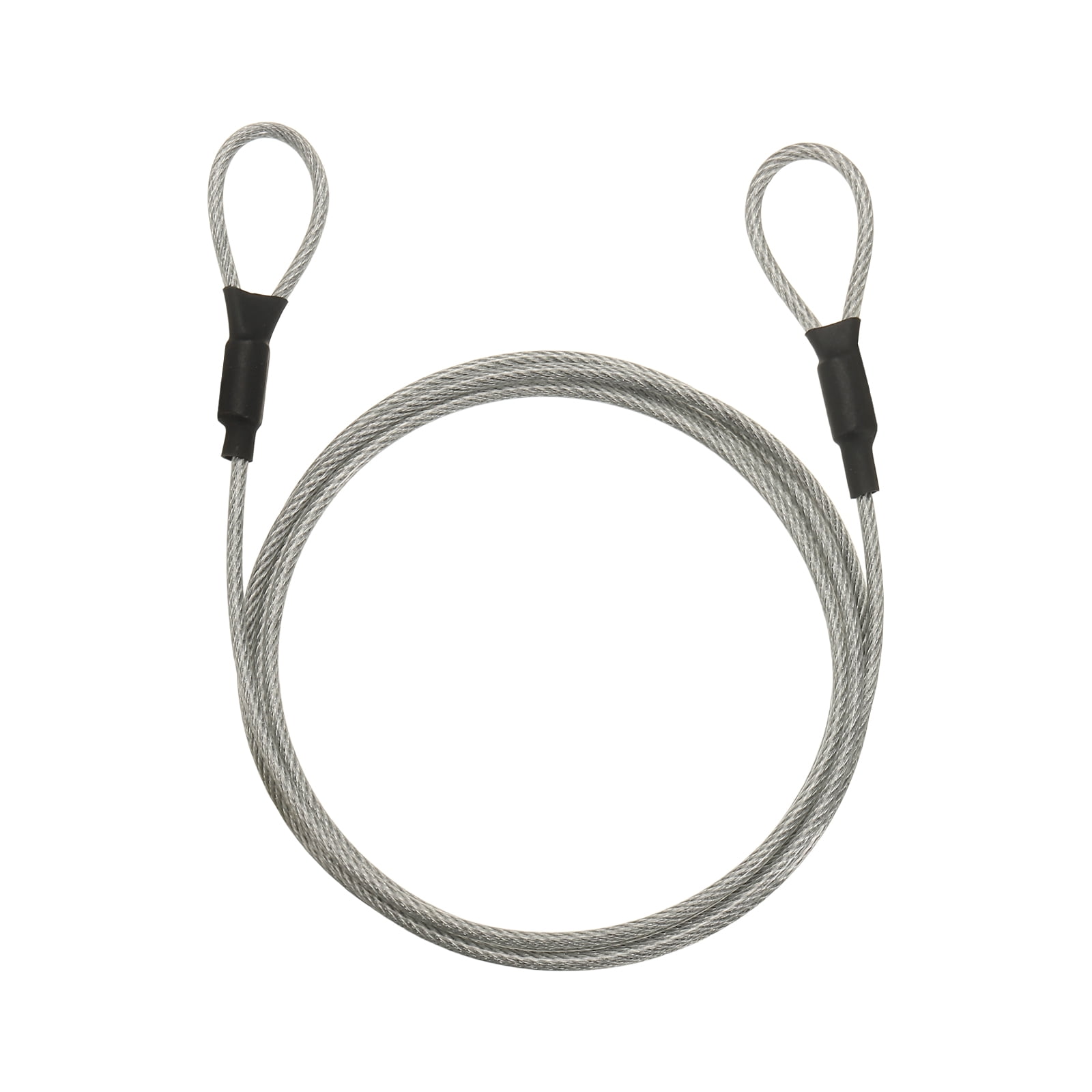 Uxcell Security Cable Lock (5/64" Dia 3.9ft, Clear) Vinyl Coated ...