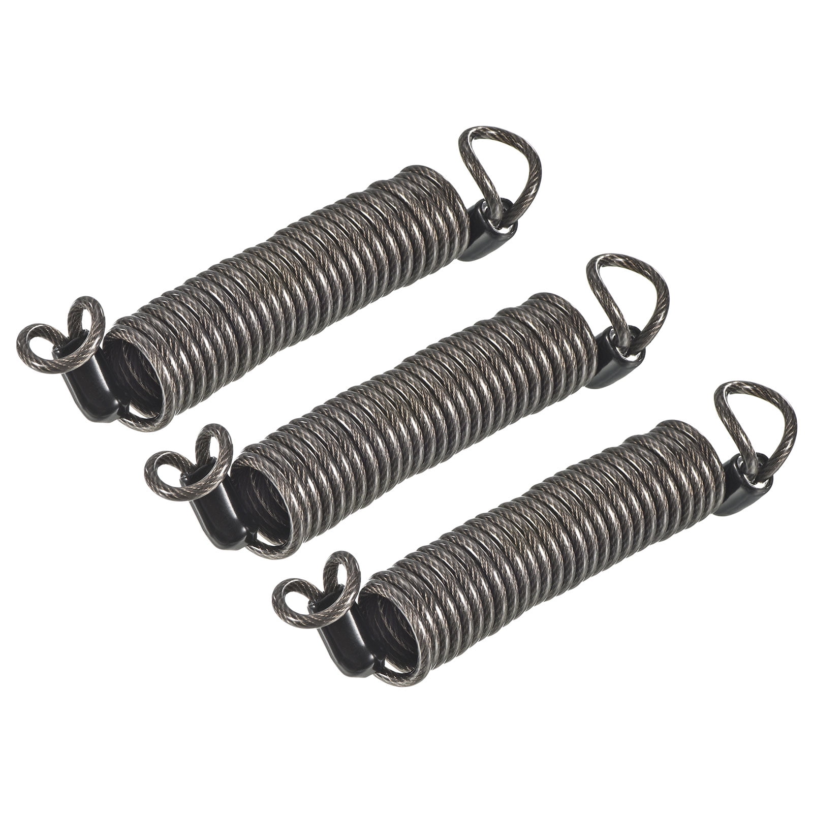 Uxcell Security Steel Cable 2.5mm x 1.5m/4.92ft Coated Spring Luggage ...