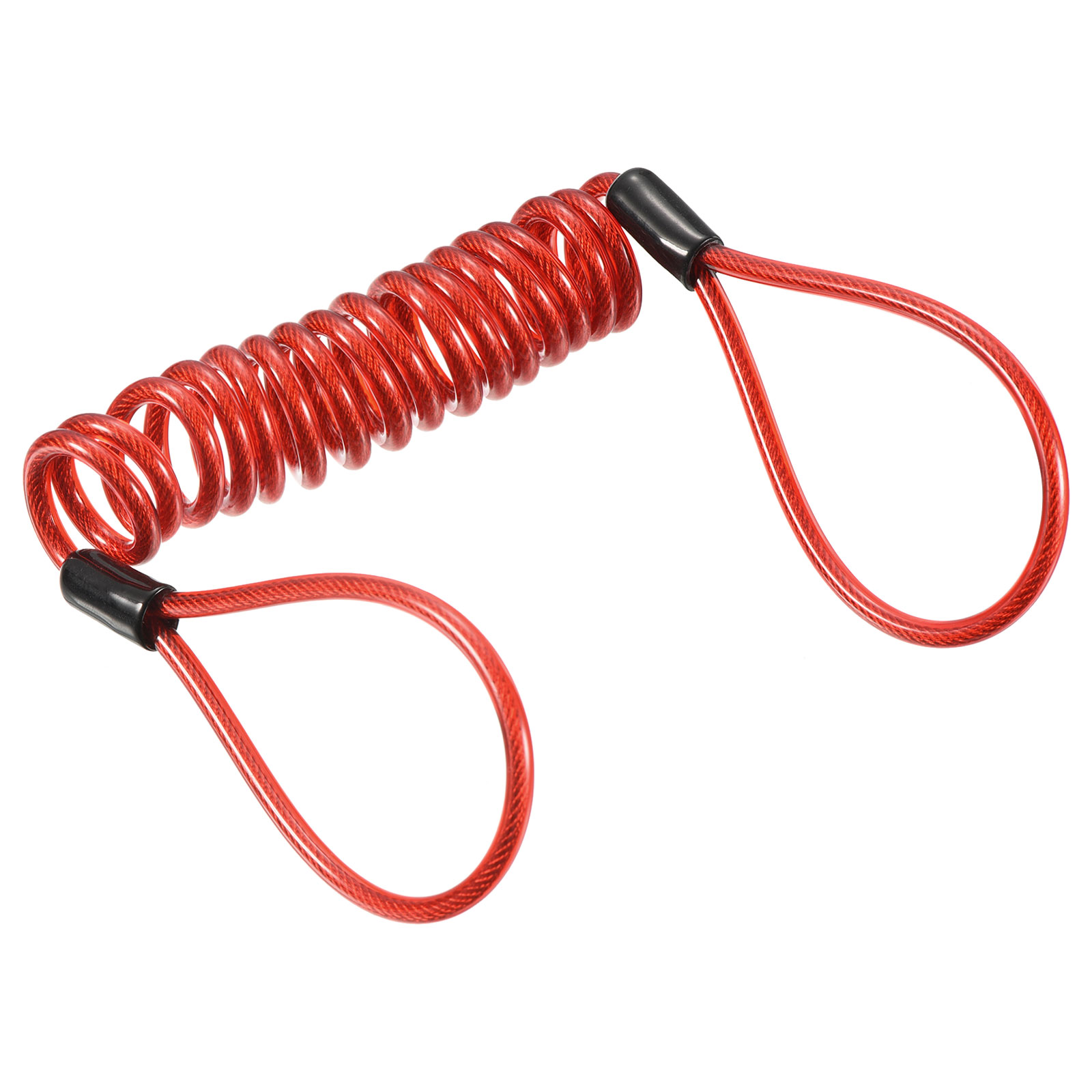 Uxcell Security Steel Cable 3.5mm x 1.2m/3.94ft Coated Spring Luggage ...