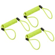 Unique Bargains Coated Security Steel Cable Lock Wire Rope Double Loop ...