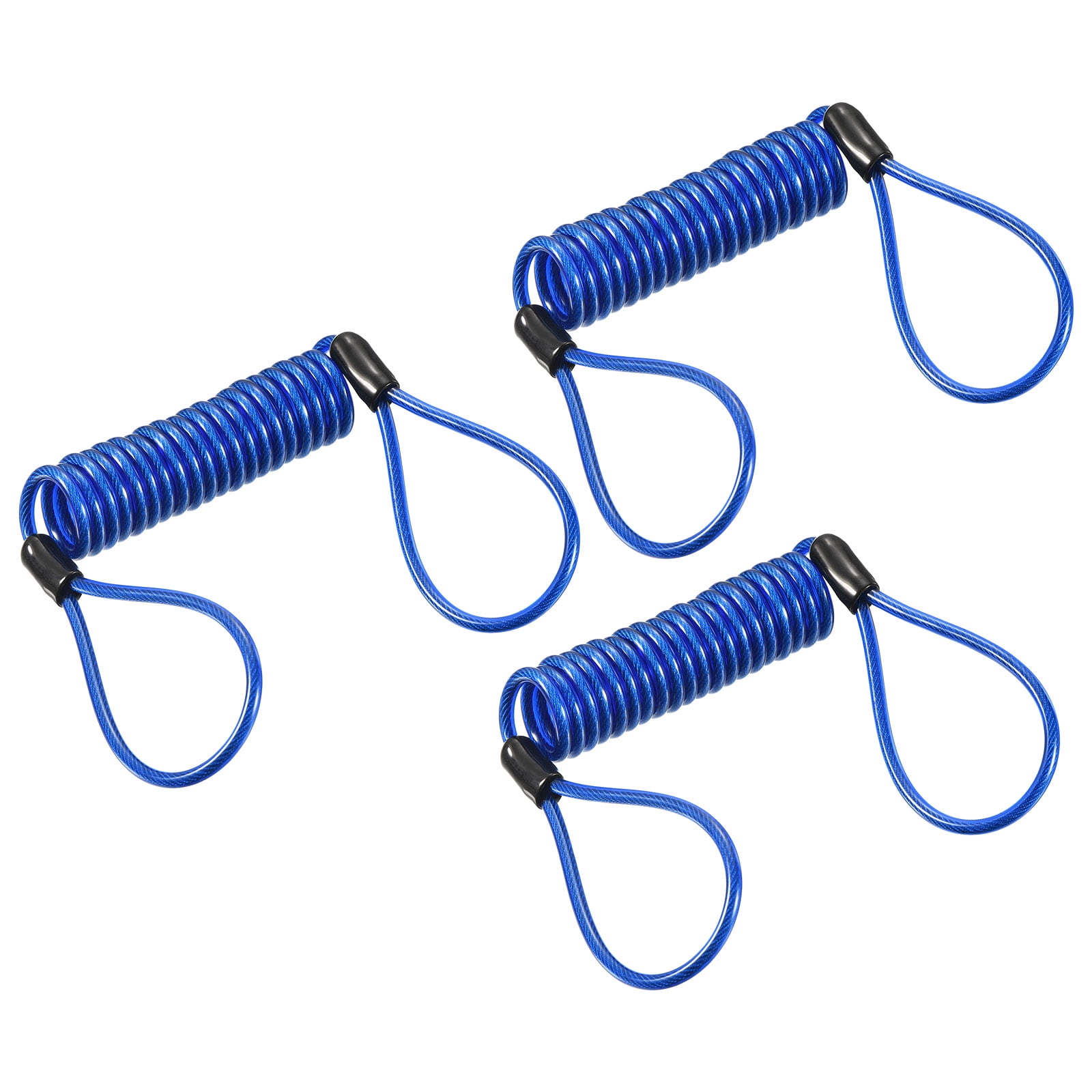 Uxcell Security Steel Cable 3.5mm x 1.5m/4.92ft Coated Spring Luggage ...