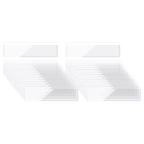 C-Line Self-Adhesive Ring Binder Label Holders, Top Load, Clear, 12 ...
