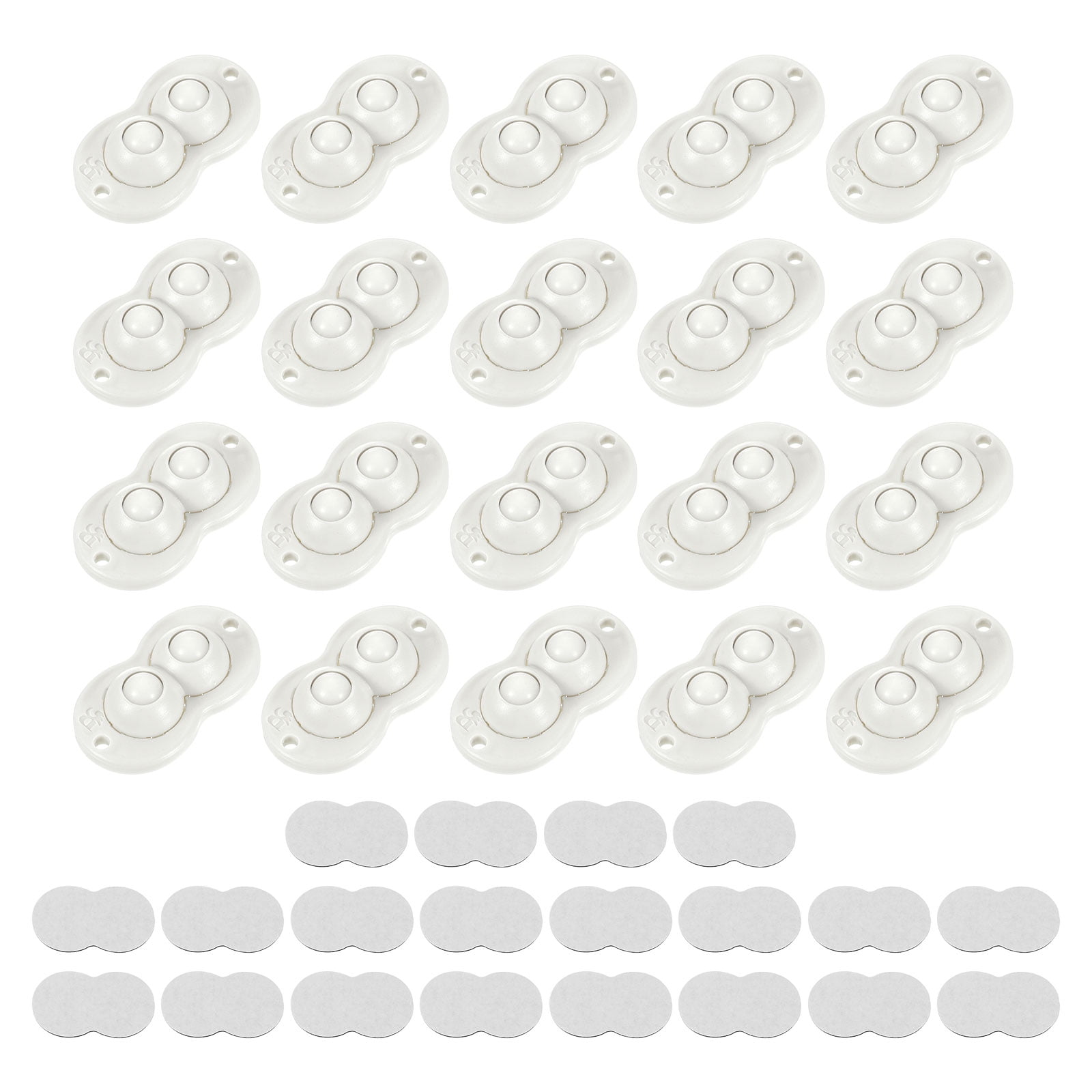 Uxcell Self Adhesive Caster Wheels, Sticky Pulley, Universal Wheel for ...