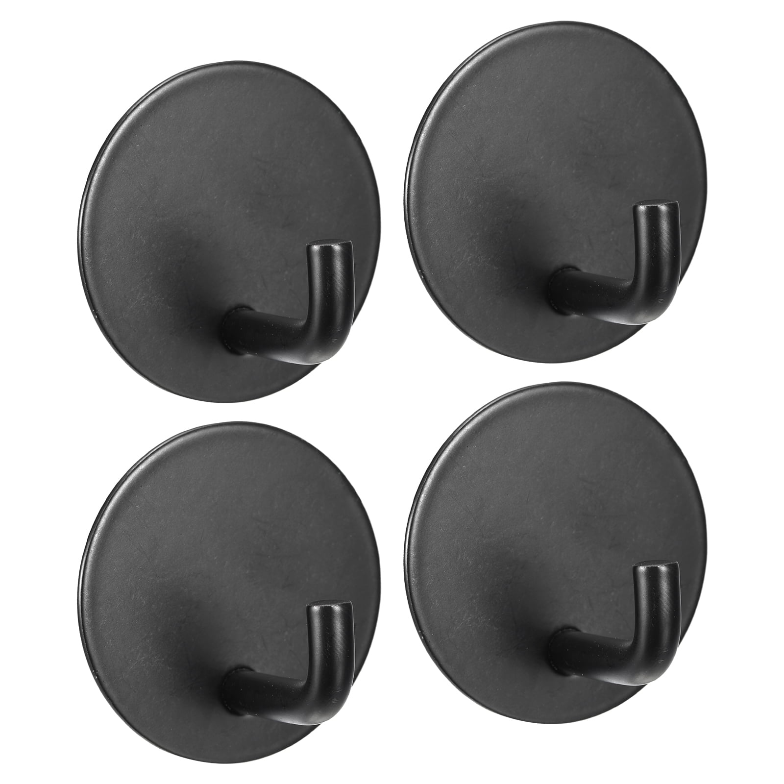 Uxcell Self Adhesive Hooks, 304 Stainless Steel Sticky Hook Wall Hanger ...