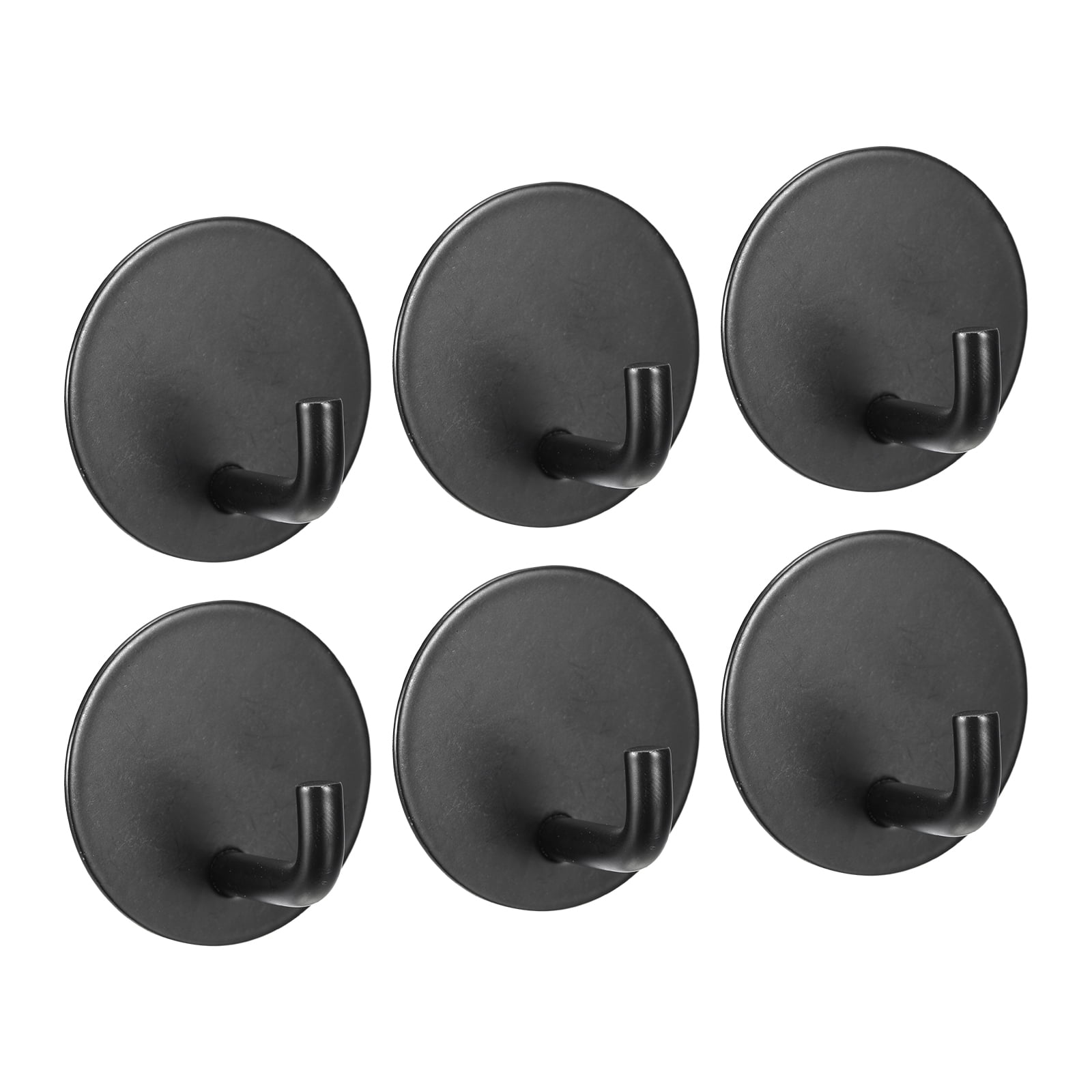 Uxcell Self Adhesive Hooks, 304 Stainless Steel Sticky Hooks Wall ...