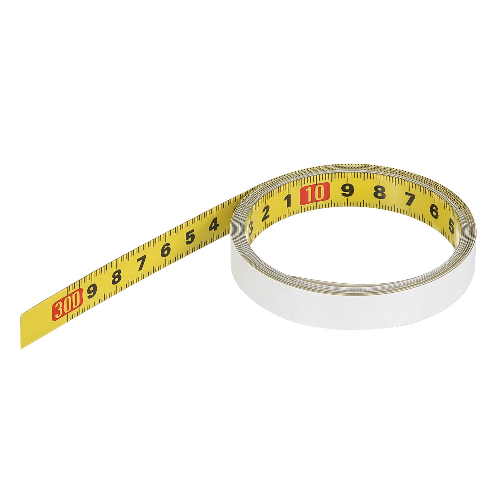 Uxcell Self-Adhesive Measuring Ruler Tape 9.8ft for Workbench Sewing ...