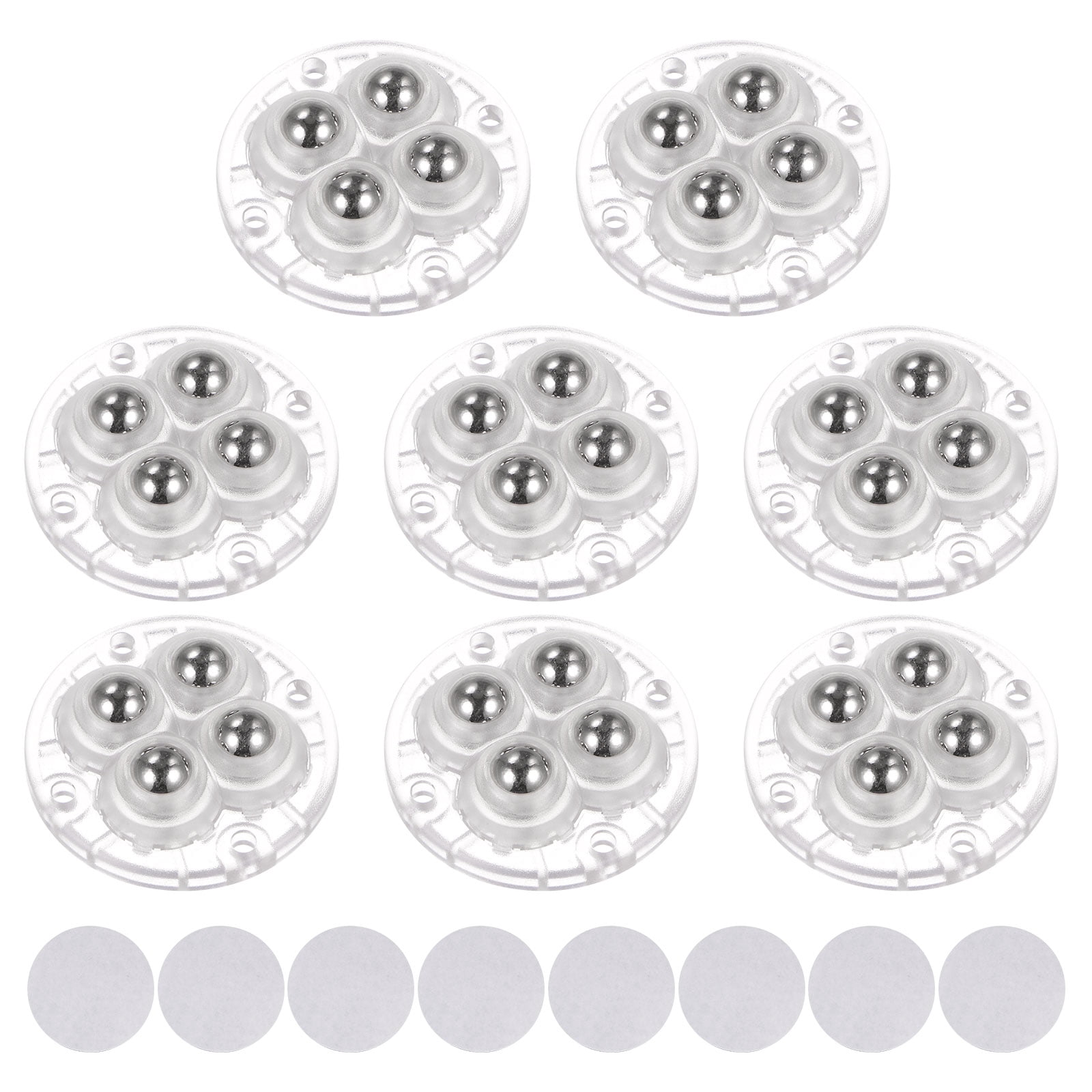 Uxcell Self Adhesive Mini Appliances Caster Wheels 360 Rotation ...