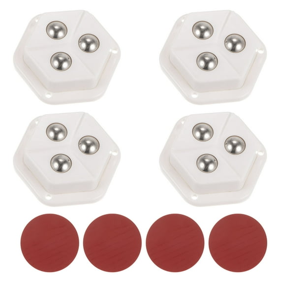 Uxcell Self Adhesive Mini Caster Wheels 360 Rotation Universal Pulley ...