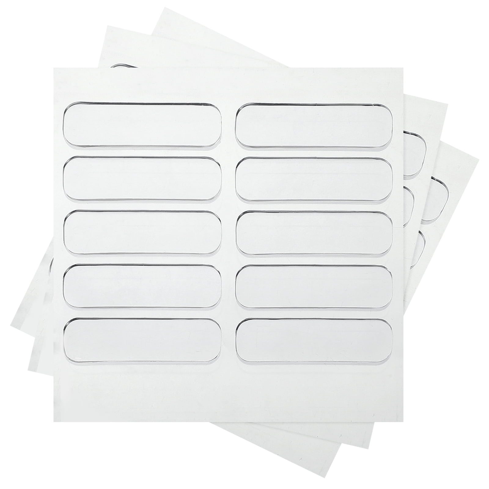 Uxcell Self Adhesive Rubber Bumper Stripes Clear Cabinet Door Bumper ...