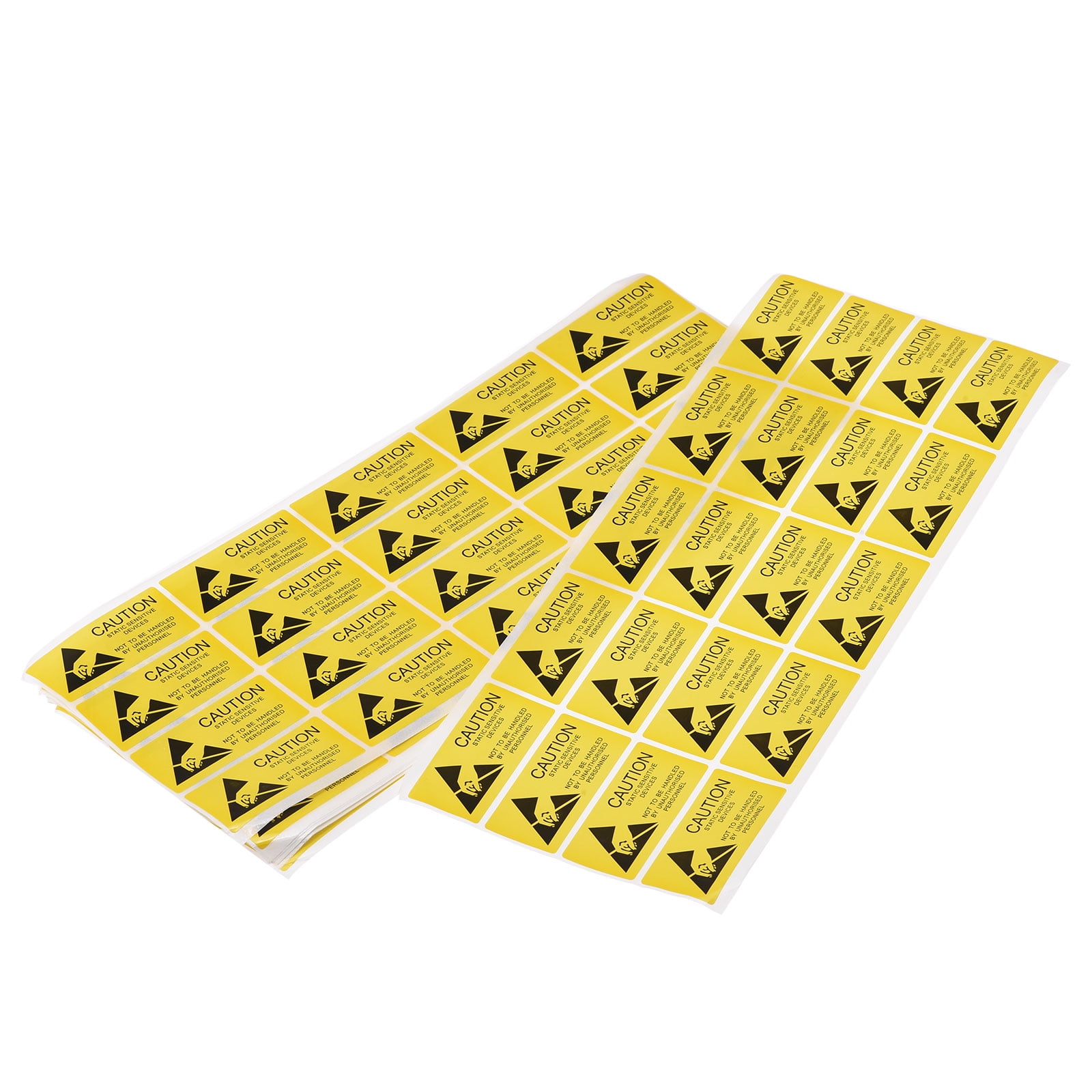 Uxcell Self Adhesive Static Warning Sticker Label for Electrostatic ...