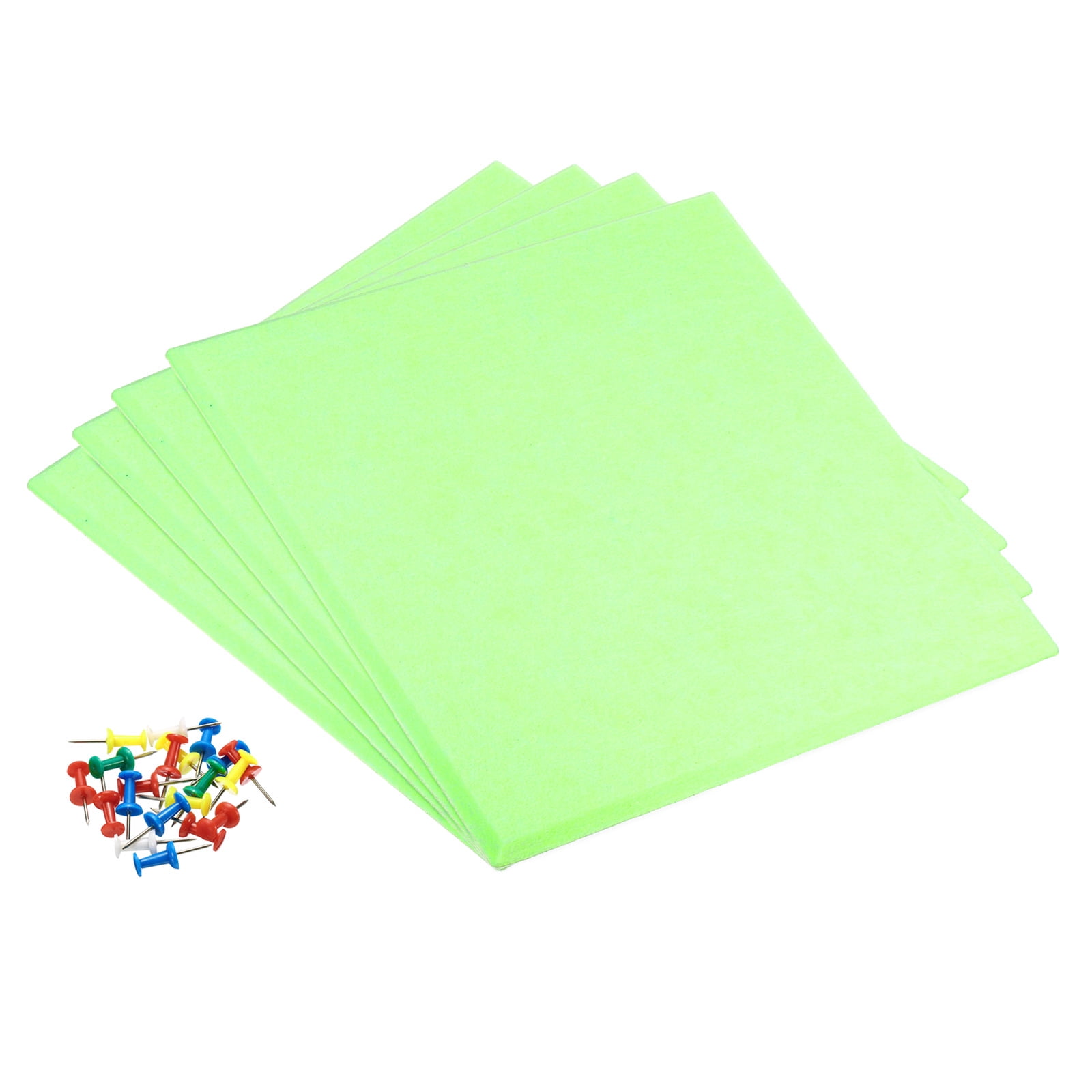 Uxcell Self Adhesive Wall Square Bulletin Felt Board Tile Push Pin ...