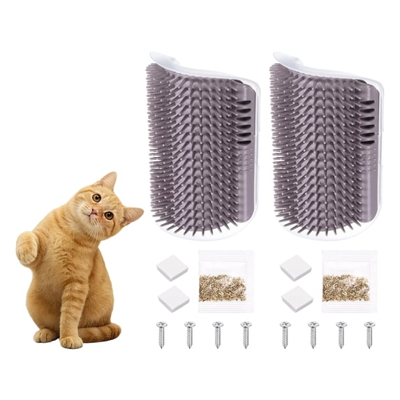 Uxcell Self Grooming Cat Brush, Cat Self Groomer Scratcher with Catnip ...