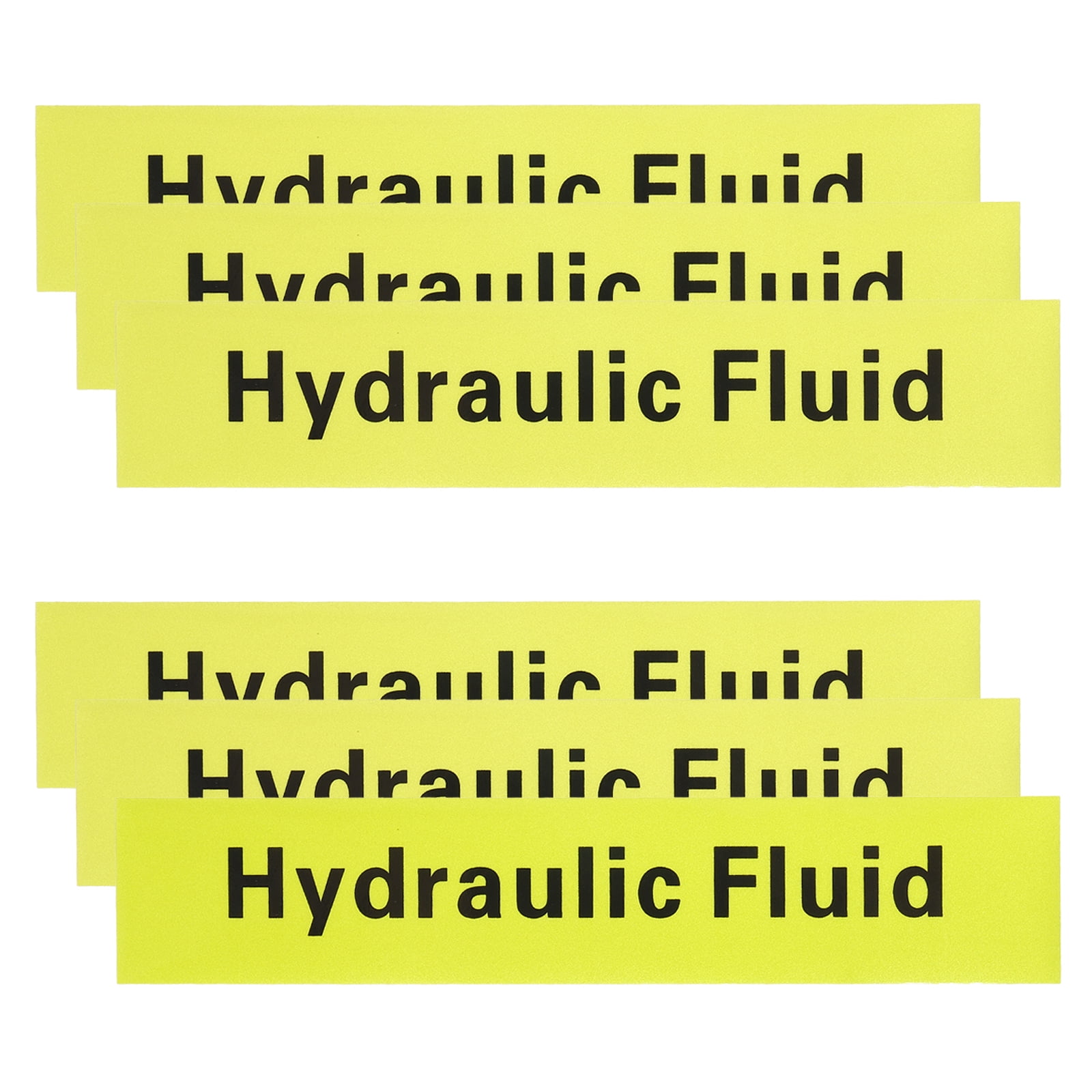 Uxcell Self-Stick Marker Warning Label Signage for Pump Jug Containers ...