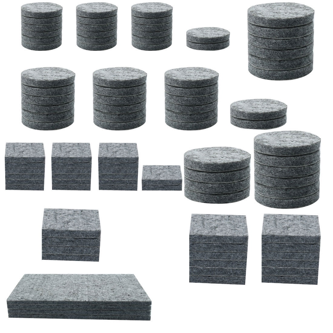 Uxcell Self-stick Non-slip Felt Pads Set for Chair Leg Floors Protect ...