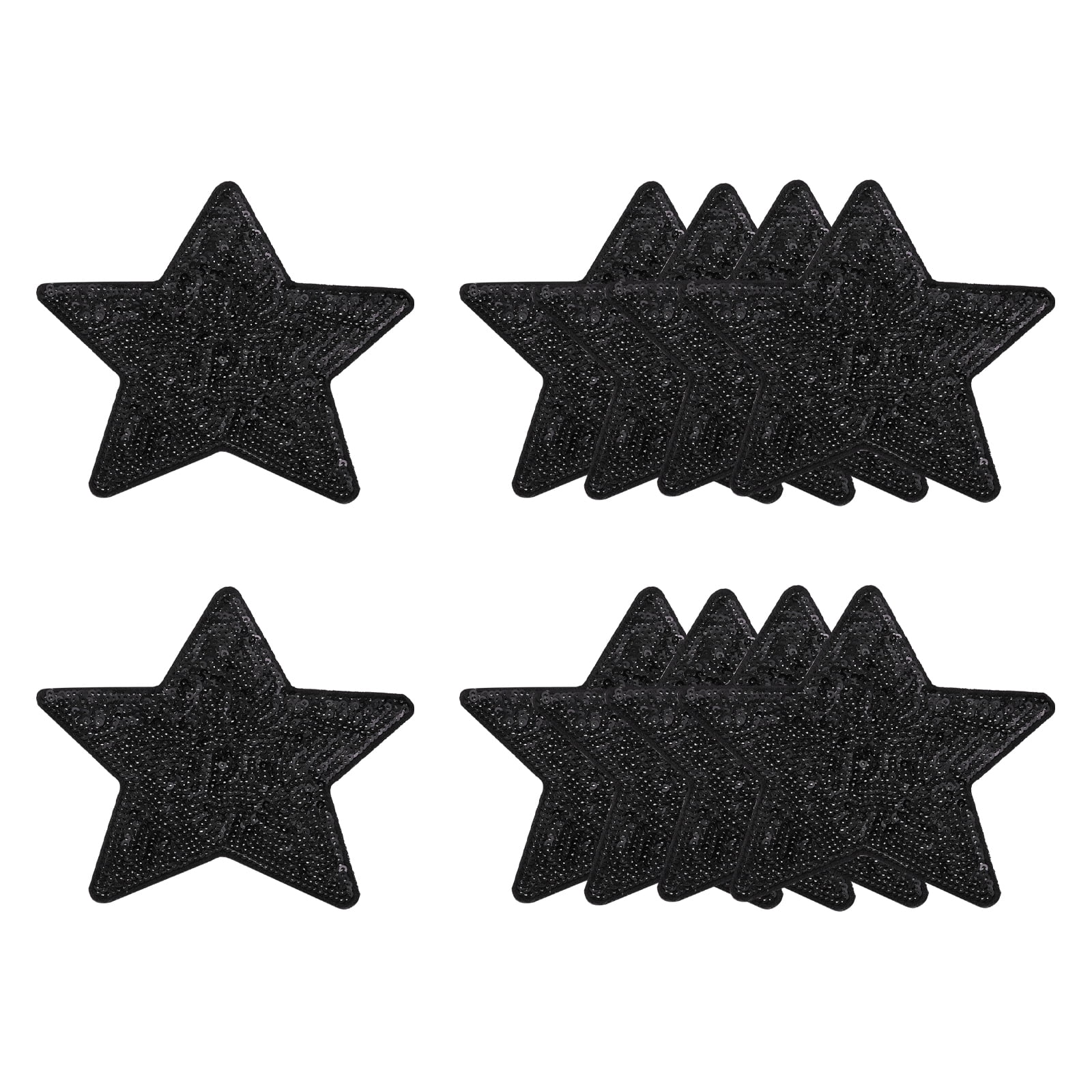 Uxcell Sequin Star Iron on Patches, Embroidery Sequin Patches for ...
