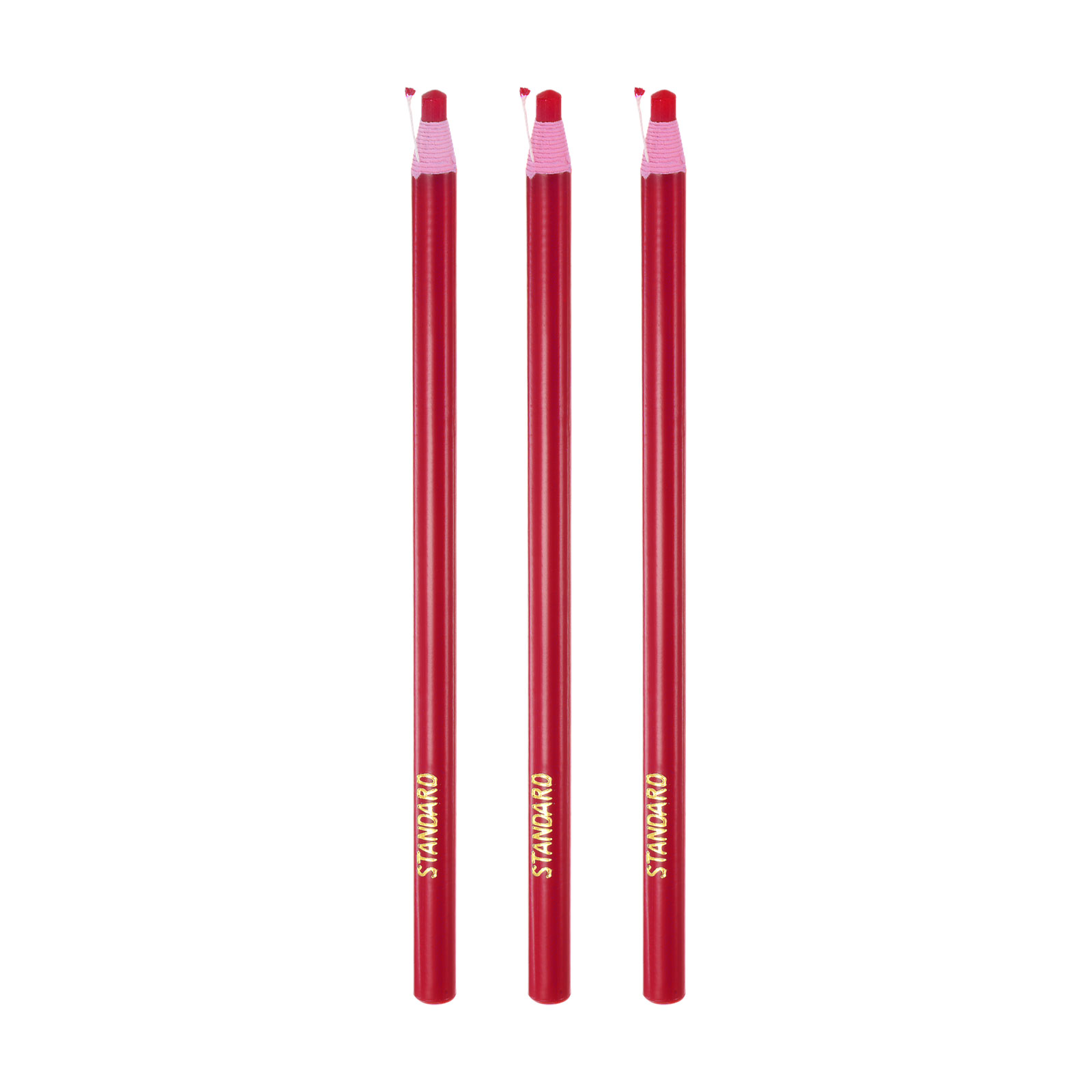 Uxcell Sewing Fabric Pencils Sewing Mark Chalks Marking Tools, Red 3 ...