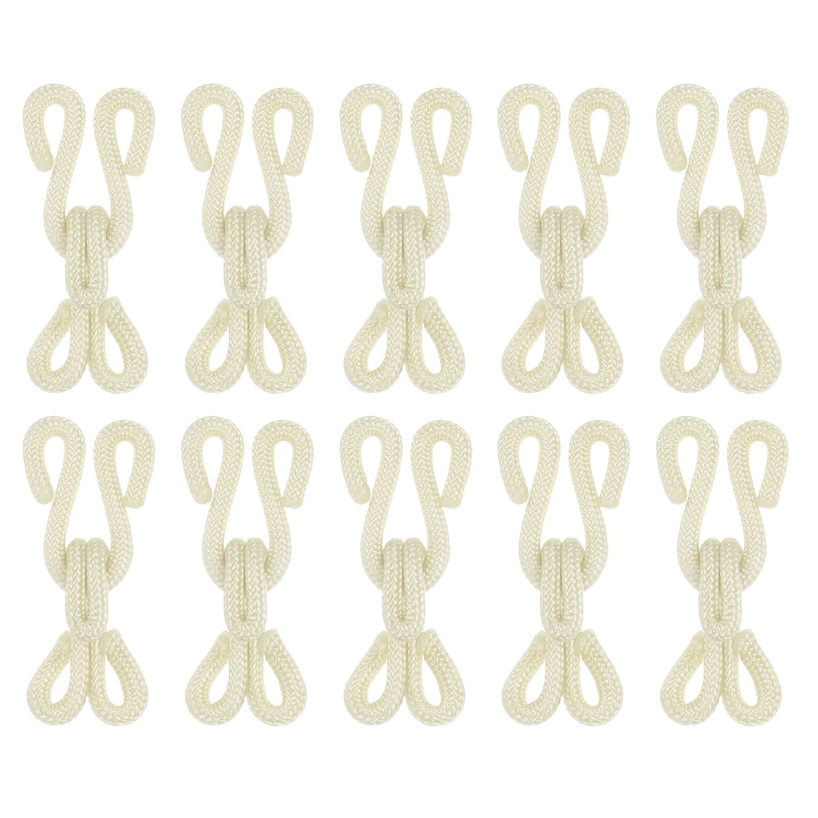 Uxcell Sewing Hooks and Eye, 14 Pack Polyester Covered Hooks and Eyes ...
