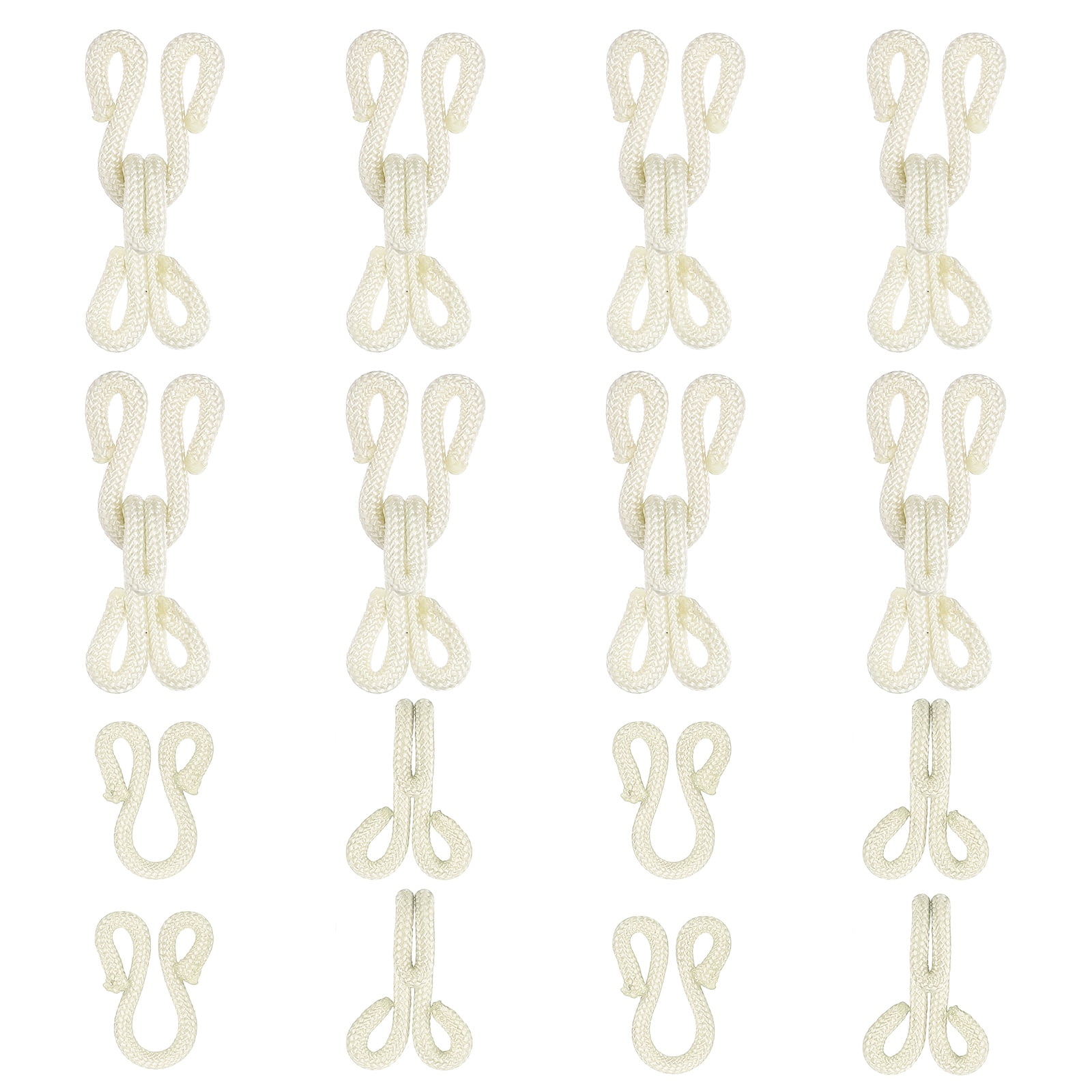 Uxcell Sewing Hooks and Eyes, 28mm Covered Hook Eye Sewing Closure ...