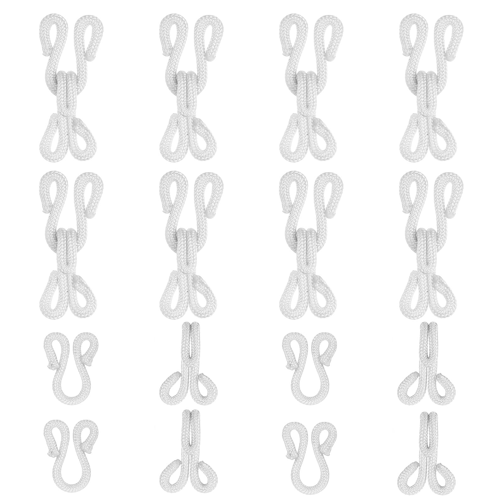 Uxcell Sewing Hooks and Eyes, 28mm Covered Hook Eye Sewing Closure ...