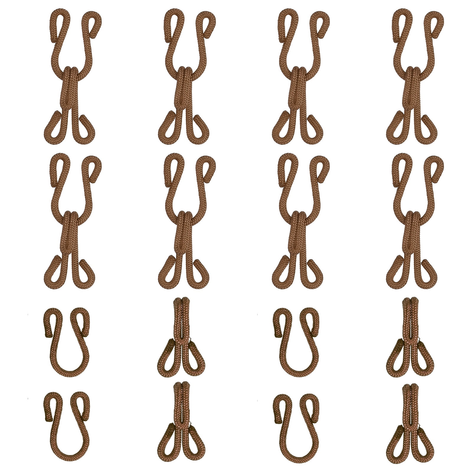 Uxcell Sewing Hooks and Eyes, 37mm Covered Hook Eye Sewing Closure ...