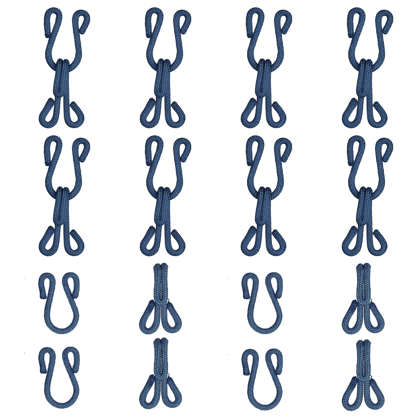 Uxcell Sewing Hooks and Eyes, 37mm Covered Hook Eye Sewing Closure ...