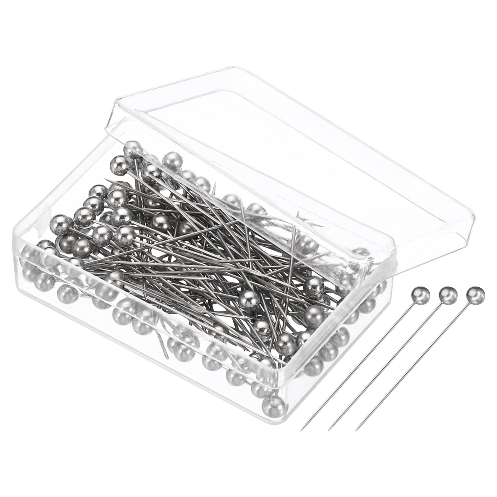 Uxcell Sewing Pins, 1.5 Inch Straight Pin with Plastic Pearlized Ball ...