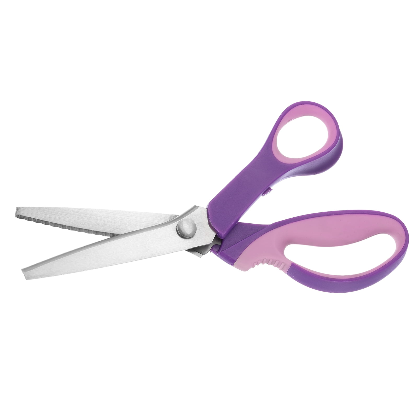 Uxcell Sewing Scissors Stainless Steel Serrated Craft Shears Purple ...