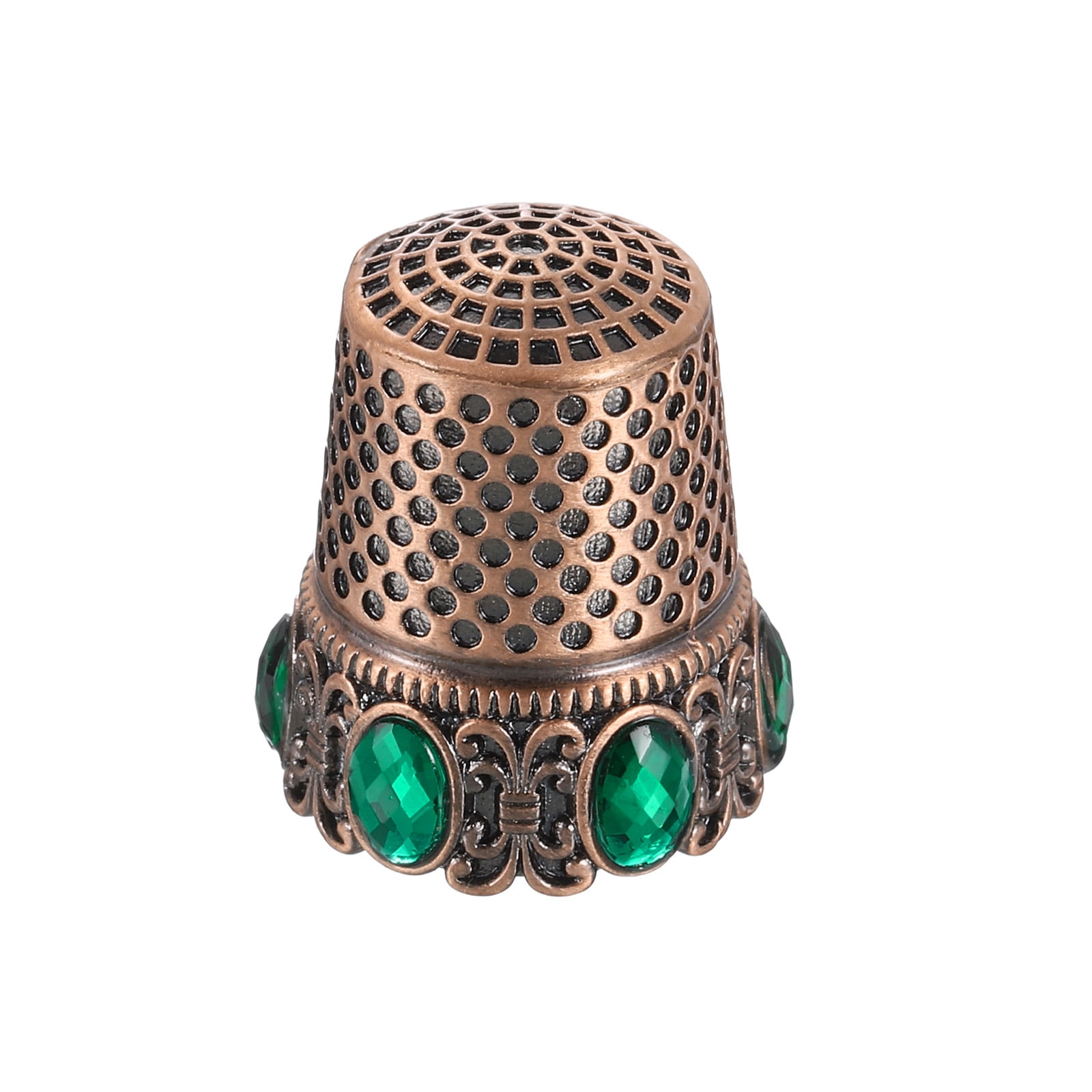 Uxcell Sewing Thimble Stainless Steel Finger Protector Fingertip ...