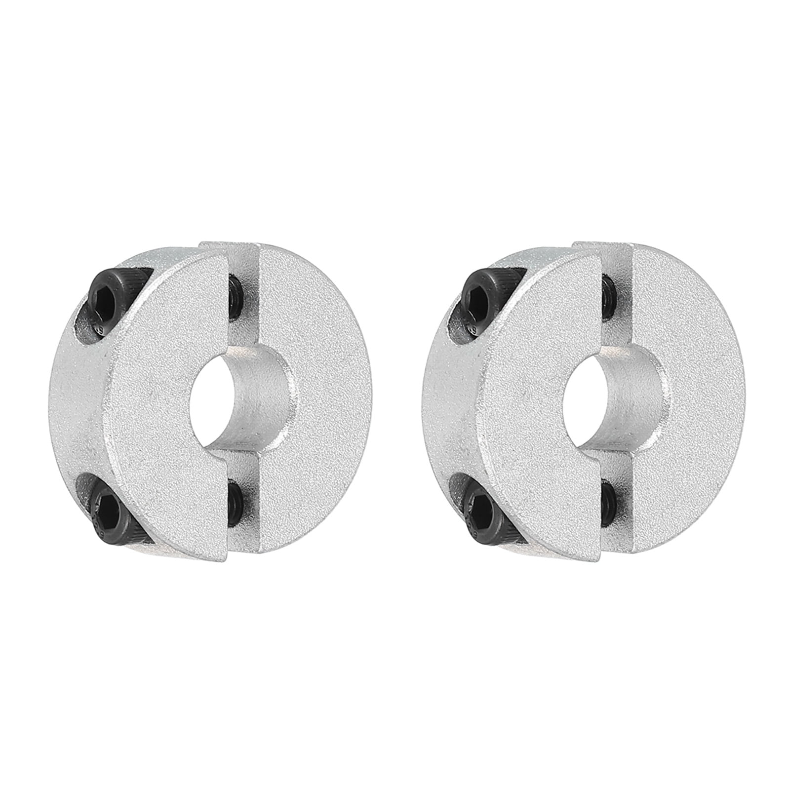 Uxcell Shaft Collar 0.39 Inch Bore Double Split Aluminum Clamping ...
