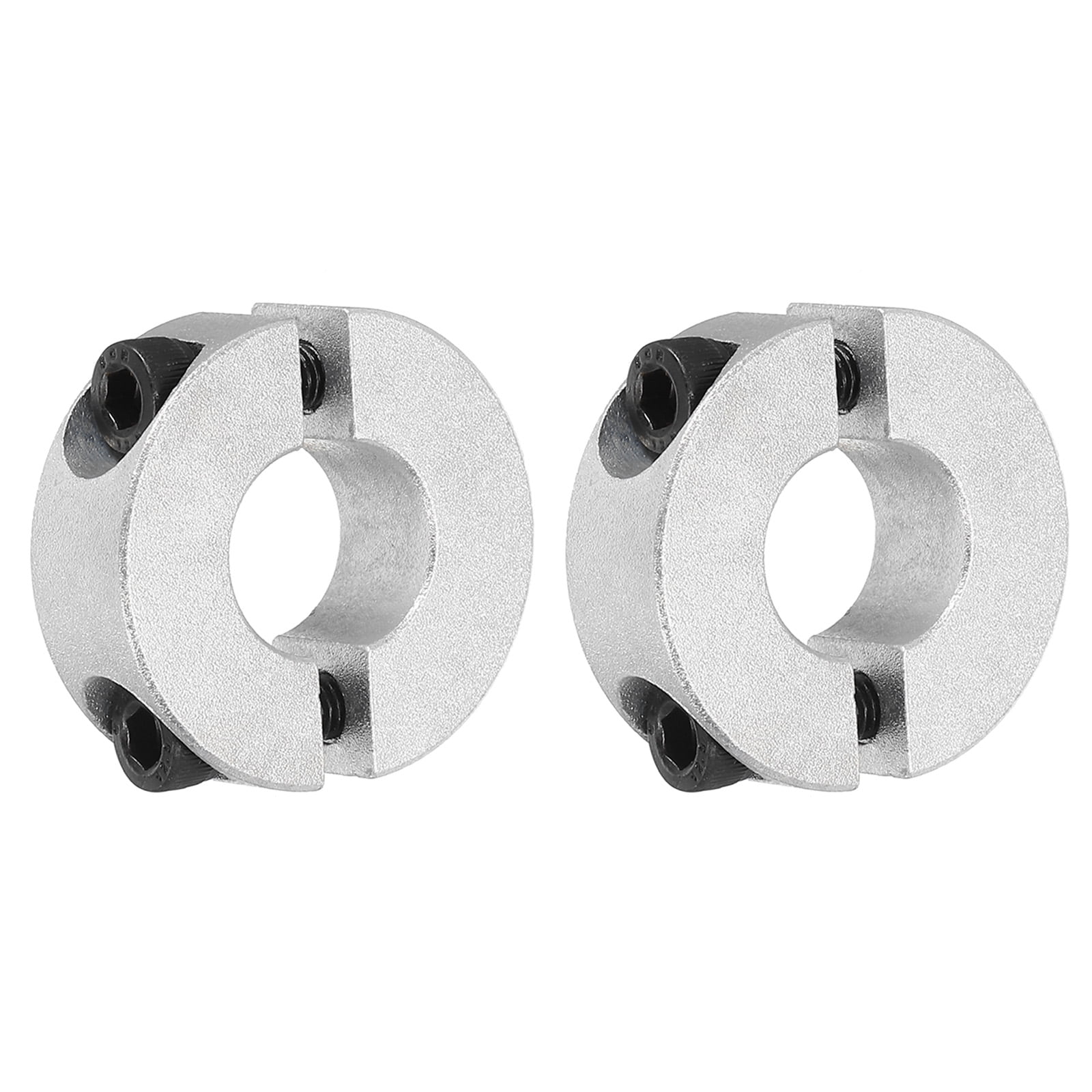 Uxcell Shaft Collar 0.59 Inch Bore Double Split Aluminum Clamping ...