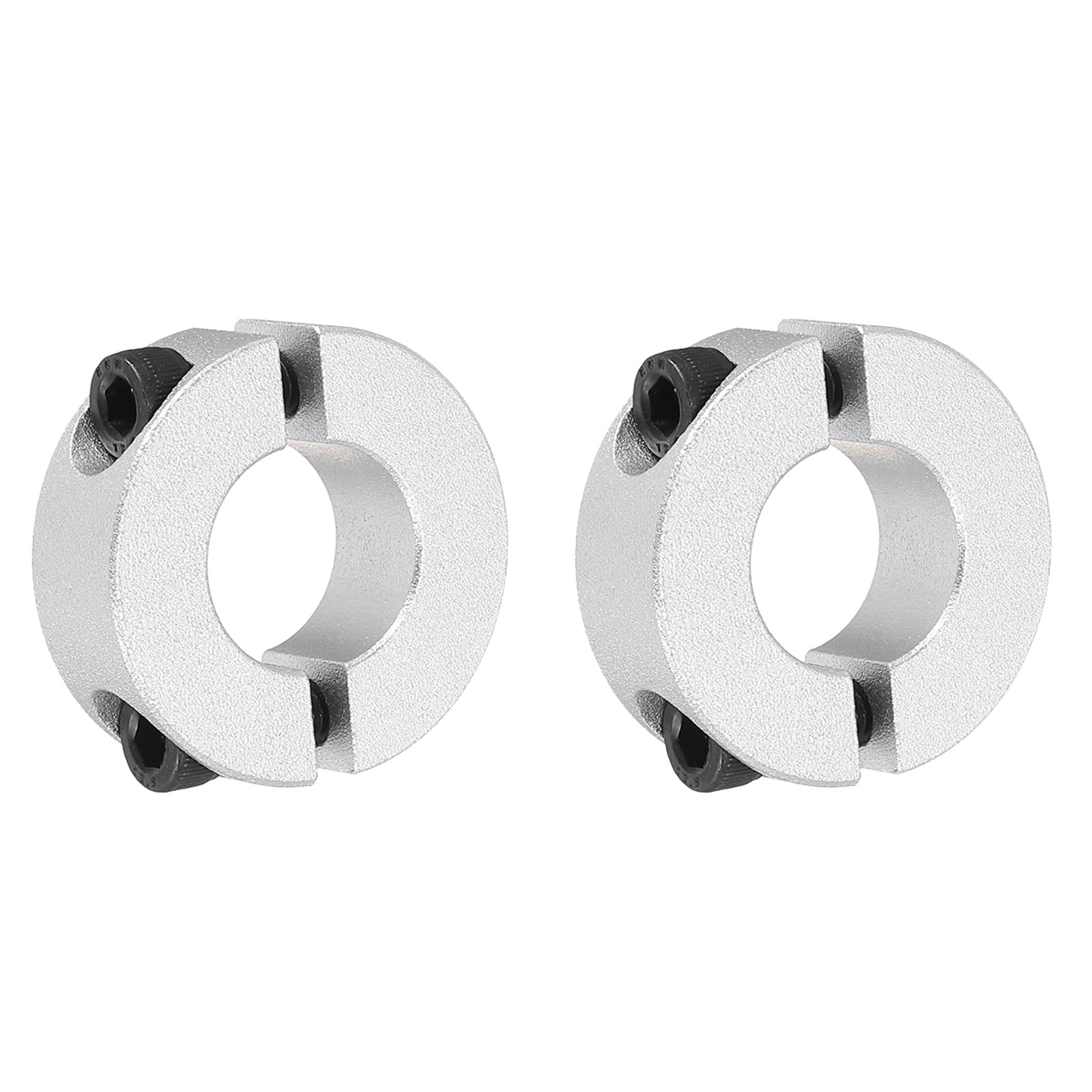 Uxcell Shaft Collar 0.67 Inch Bore Double Split Aluminum Clamping ...