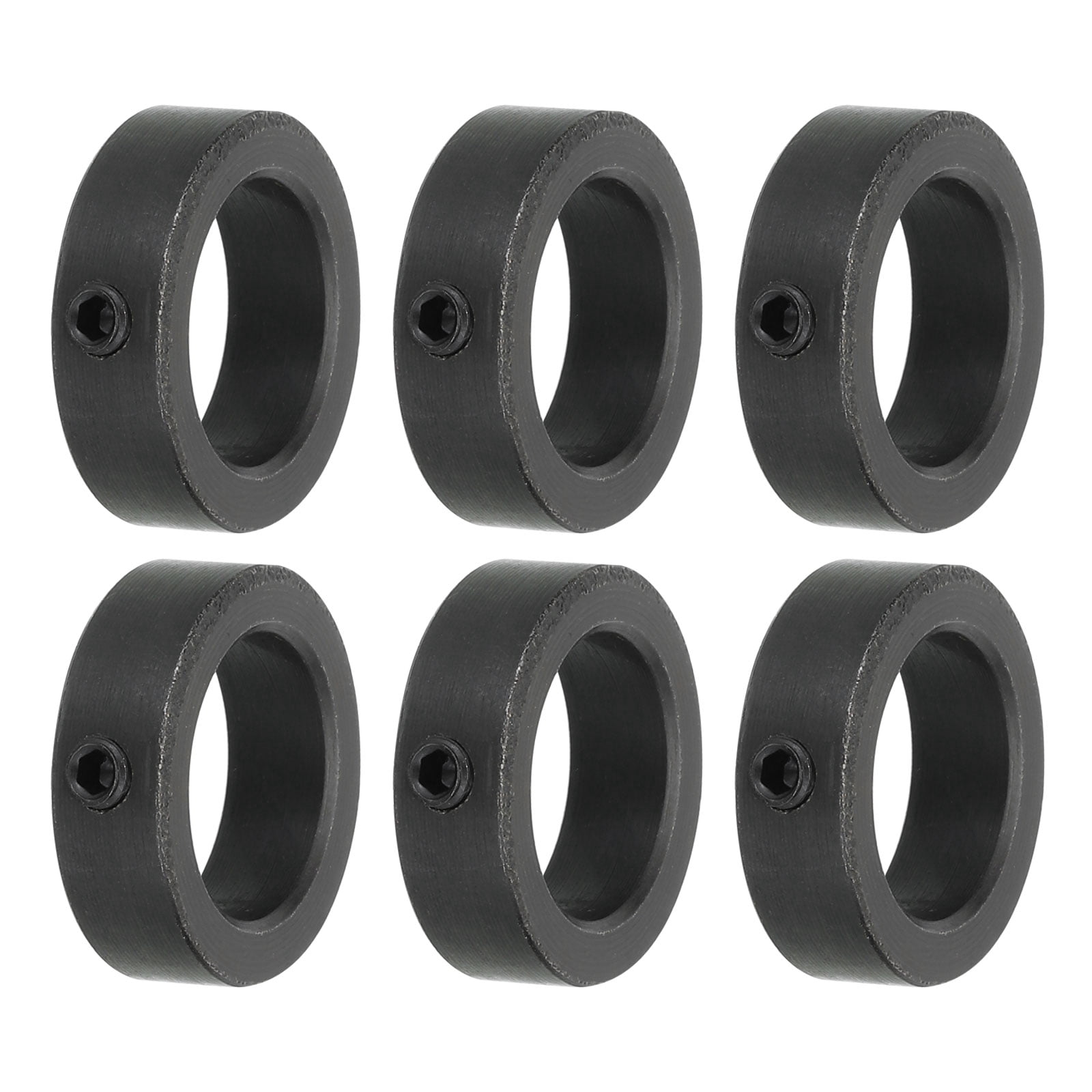 Uxcell Shaft Collar, 0.9 Inch Bore Carbon Steel Set Screw Style ...