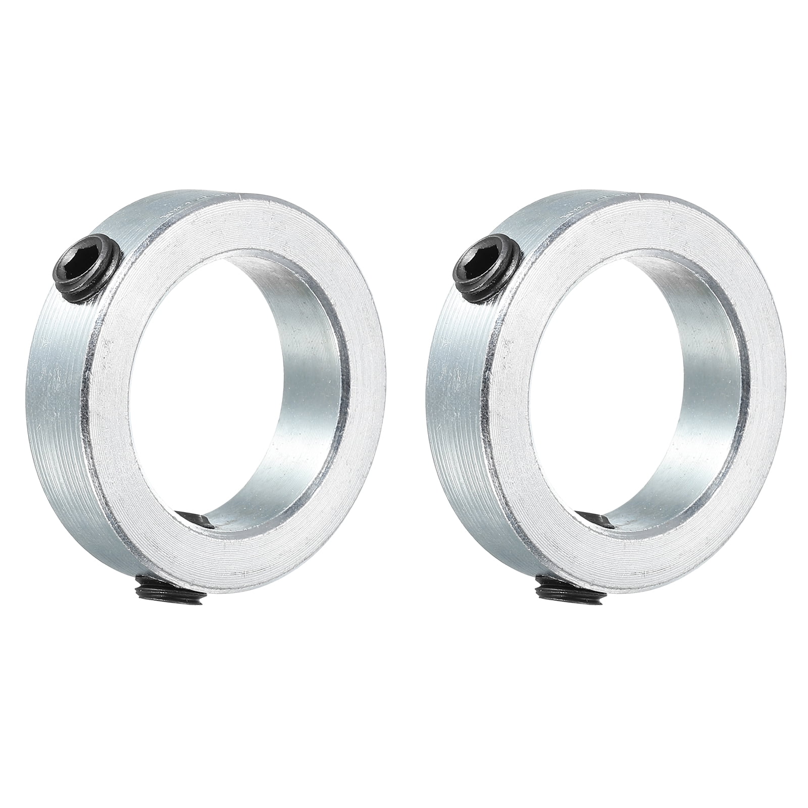 Uxcell Shaft Collar, 1-3/8" Bore Zinc Plated Carbon Steel Set Screw ...