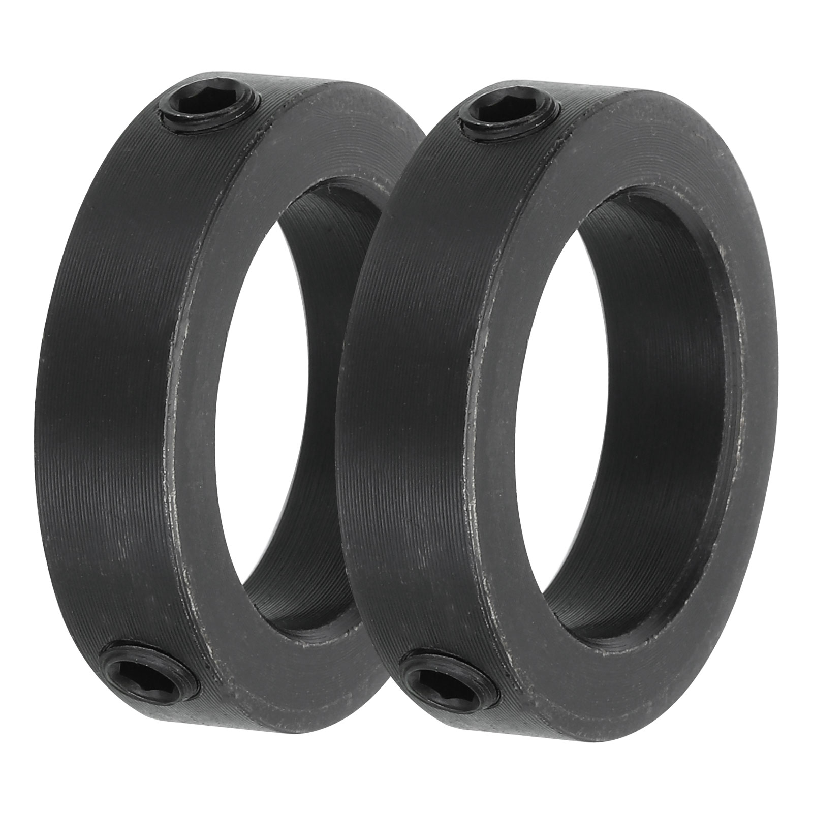 Uxcell Shaft Collar, 1.3 Inch Bore Carbon Steel Set Screw Style ...