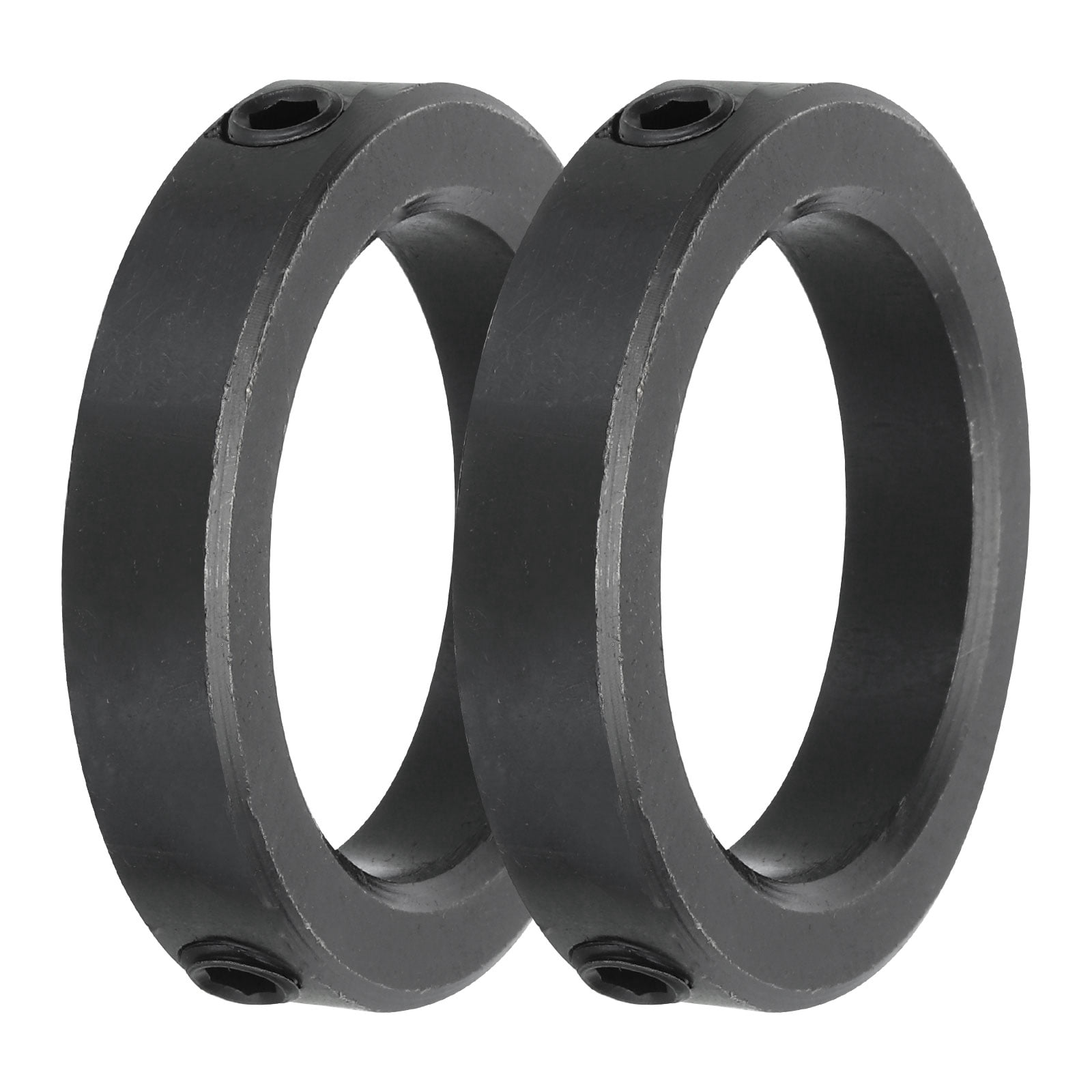 Uxcell Shaft Collar, 1.8 Inch Bore Carbon Steel Set Screw Style ...